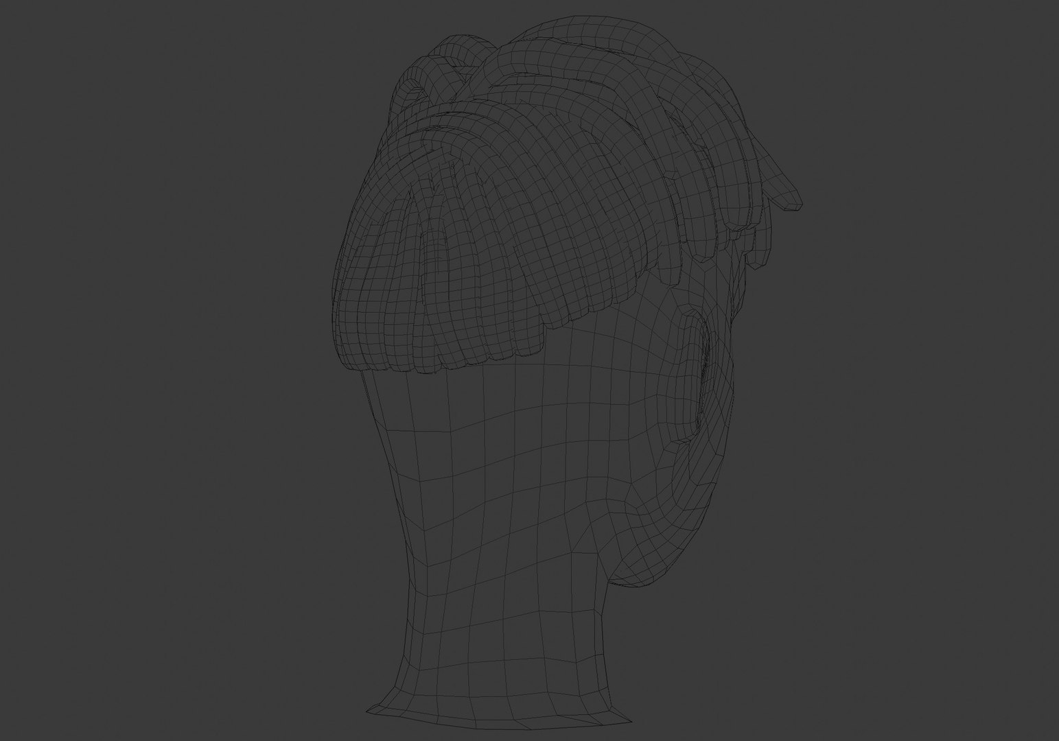 Bangs Cartoon Hairstyle 3D model - TurboSquid 1931824