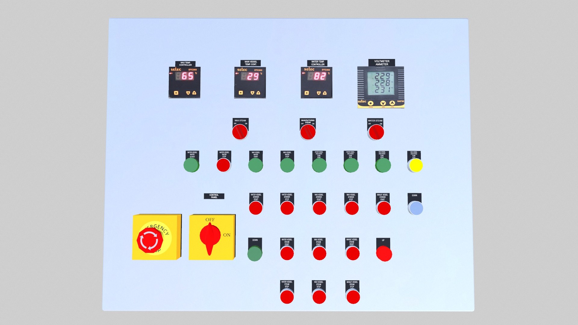 3D Model Control Panel - TurboSquid 2341668