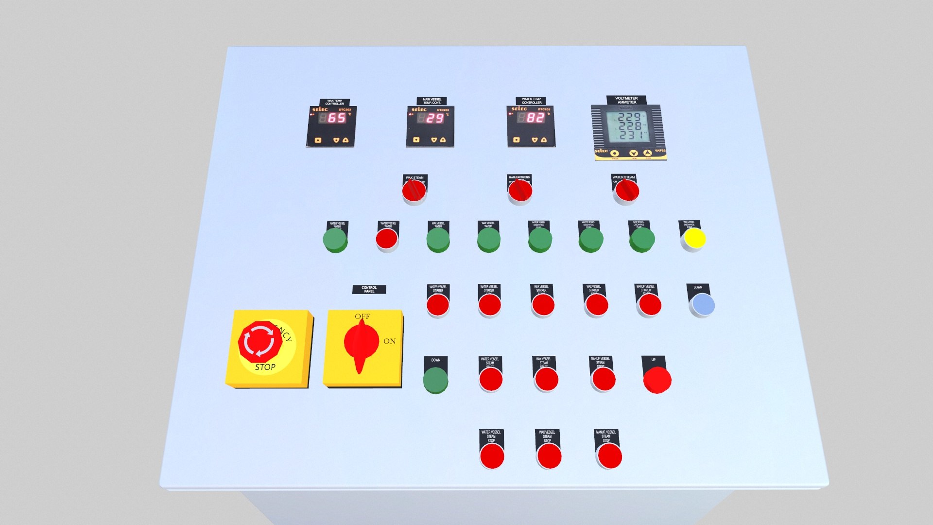 3D Model Control Panel - TurboSquid 2341668