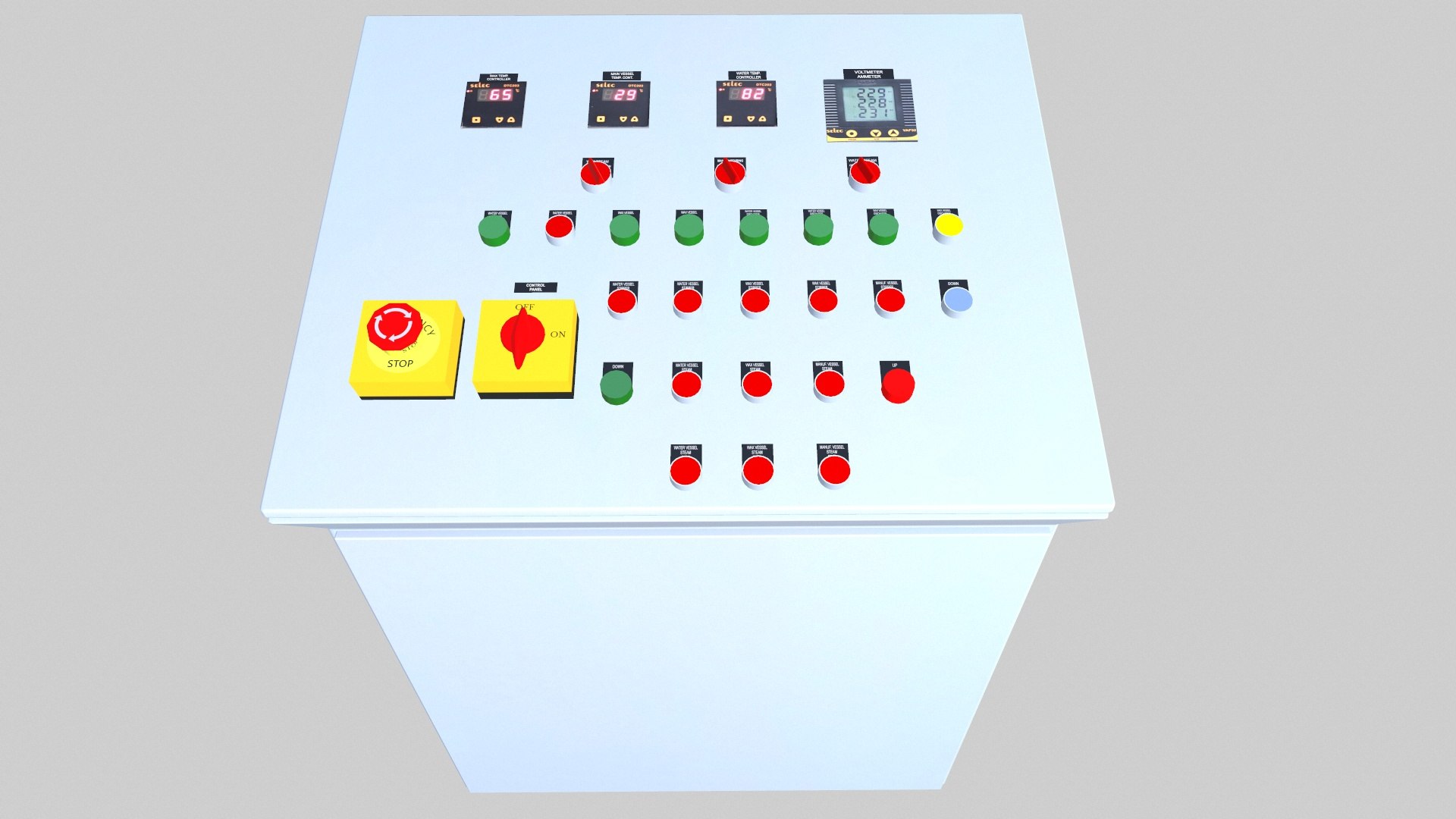 3D Model Control Panel - TurboSquid 2341668