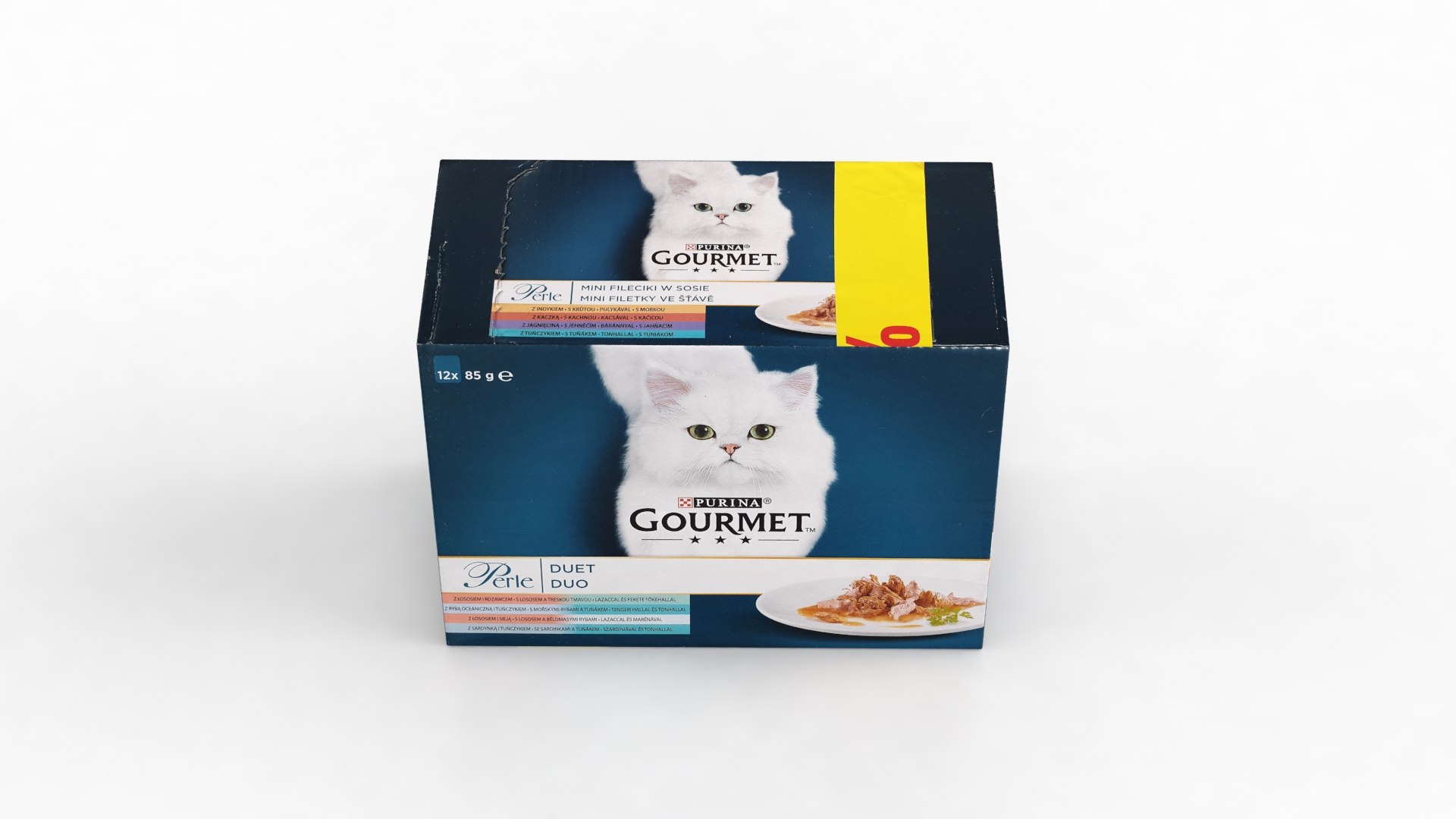 3D Cat Food Purina Gourmet Perle Sachettes Box 12x85g 2021 model ...