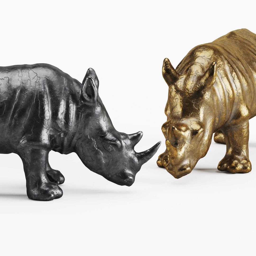 Sculpture Rhino 3D Model - TurboSquid 1771769