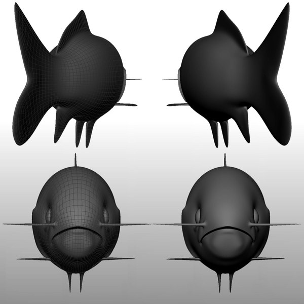 3d fish animations