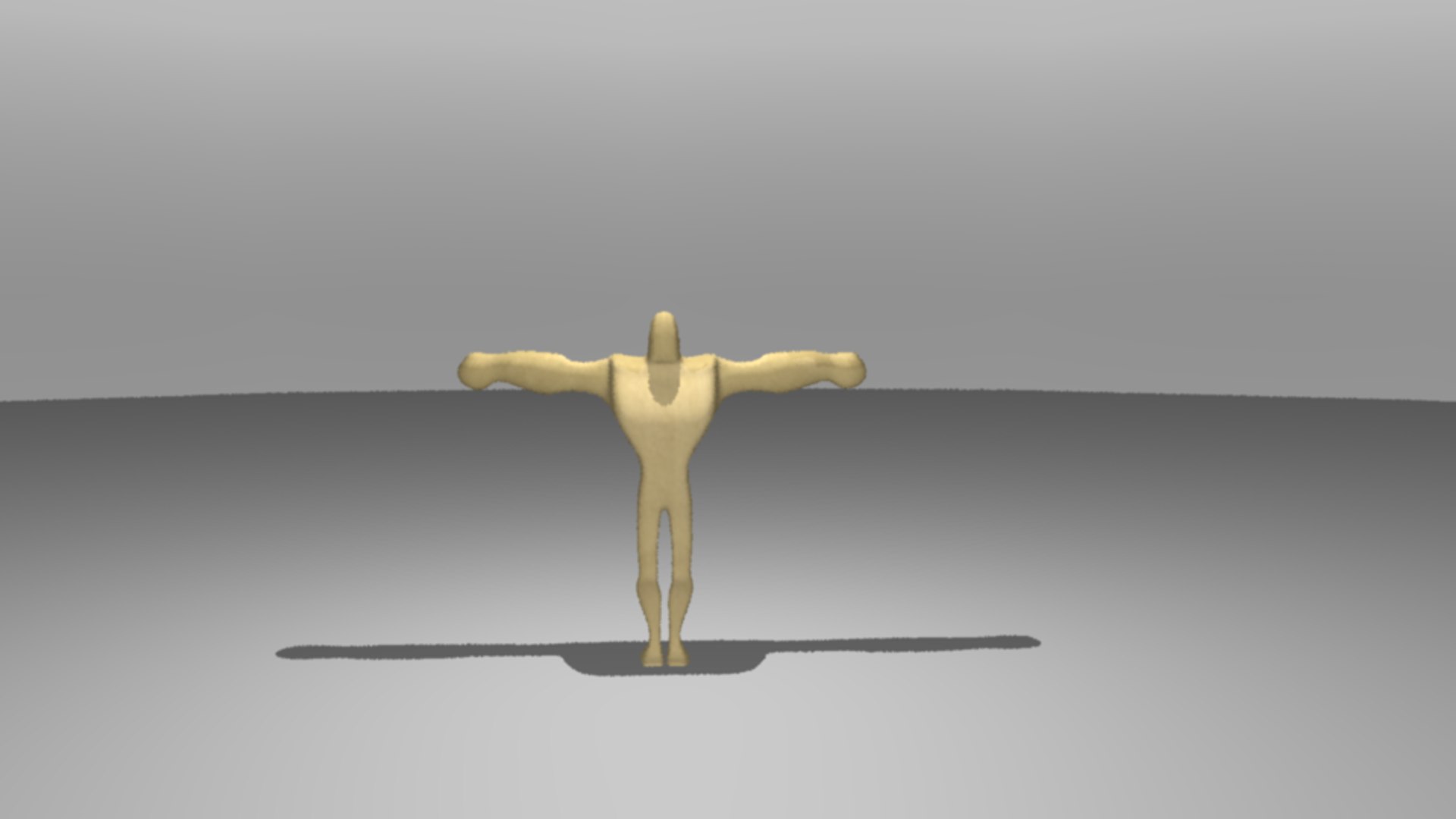 Rigged Stick Figure 3d Model