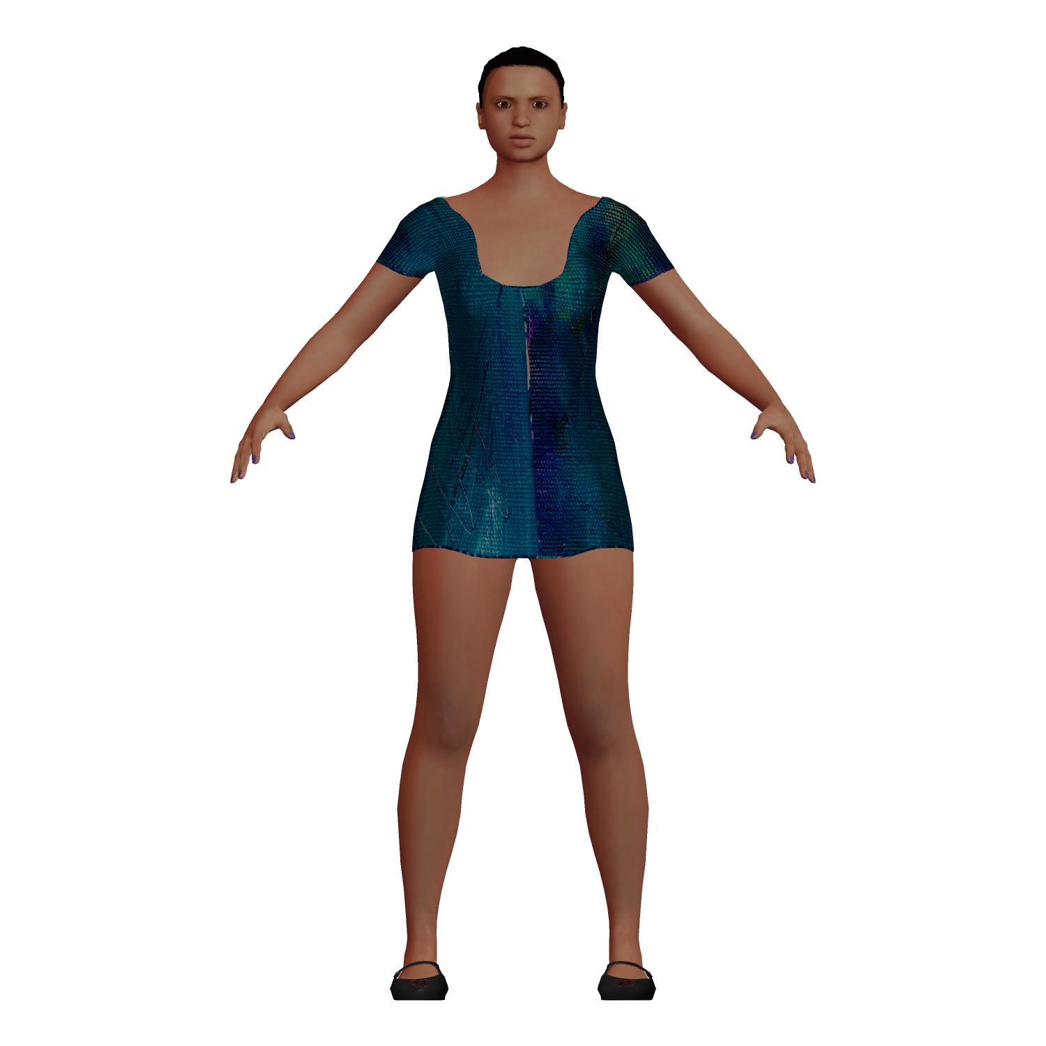 3D young female rigged character - TurboSquid 1613732