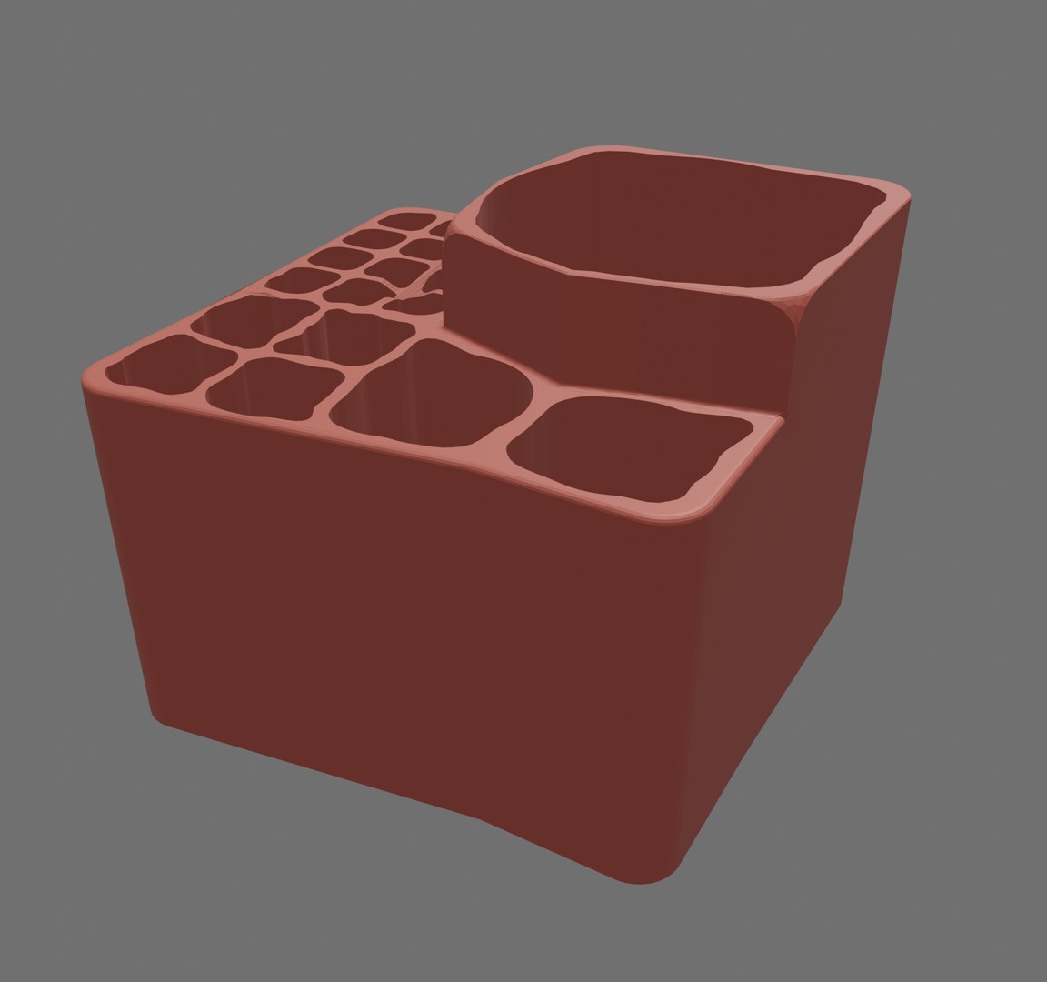 3D Abstract Multi-Diameter Brush Holder Model - TurboSquid 2422963