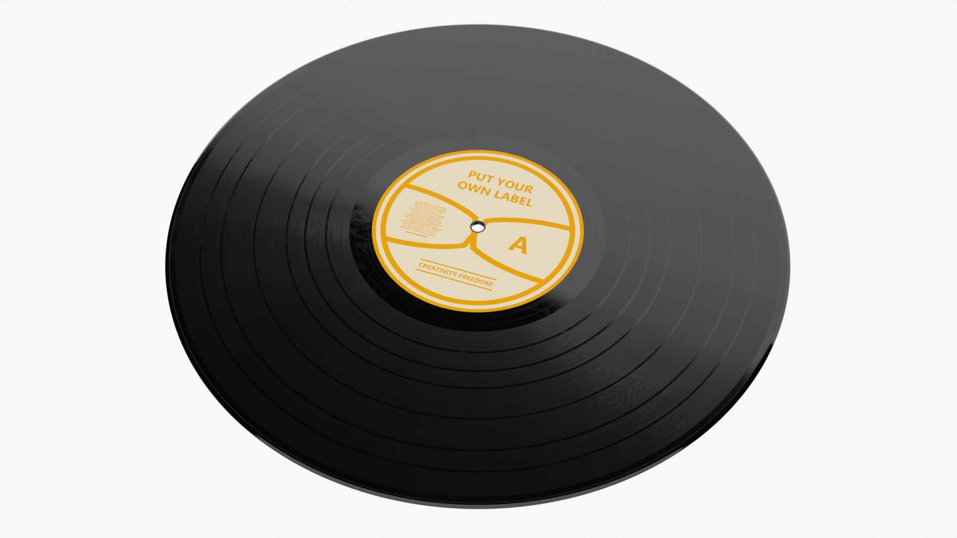 3D Model Vinyl Disc - TurboSquid 1856672