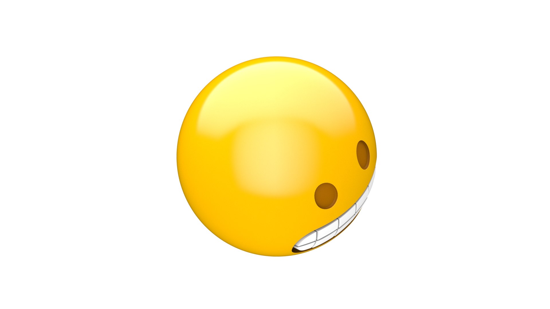 3D Apple Grimacing Face Model - TurboSquid 1730273