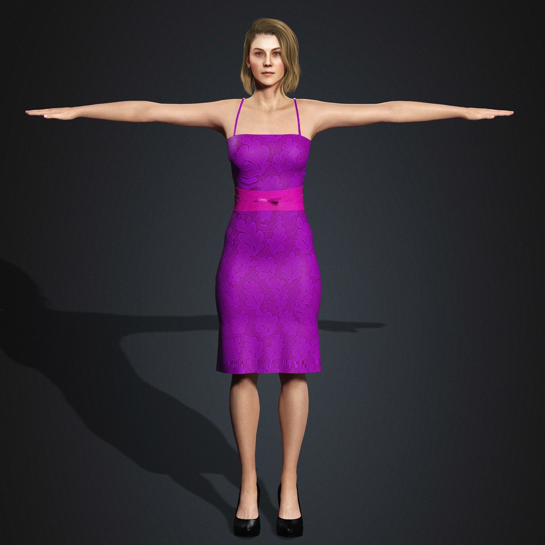 Rosamund Pike Character 3D - TurboSquid 2499119