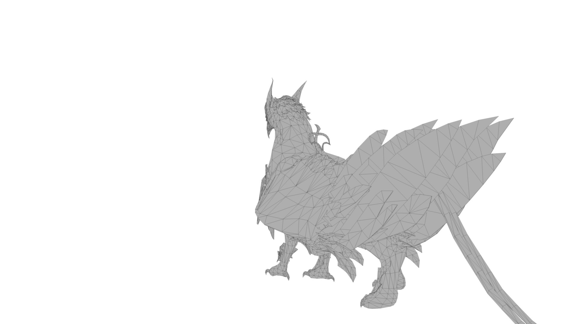 Griffin Low-poly 3D Model 3D Model - TurboSquid 2152961