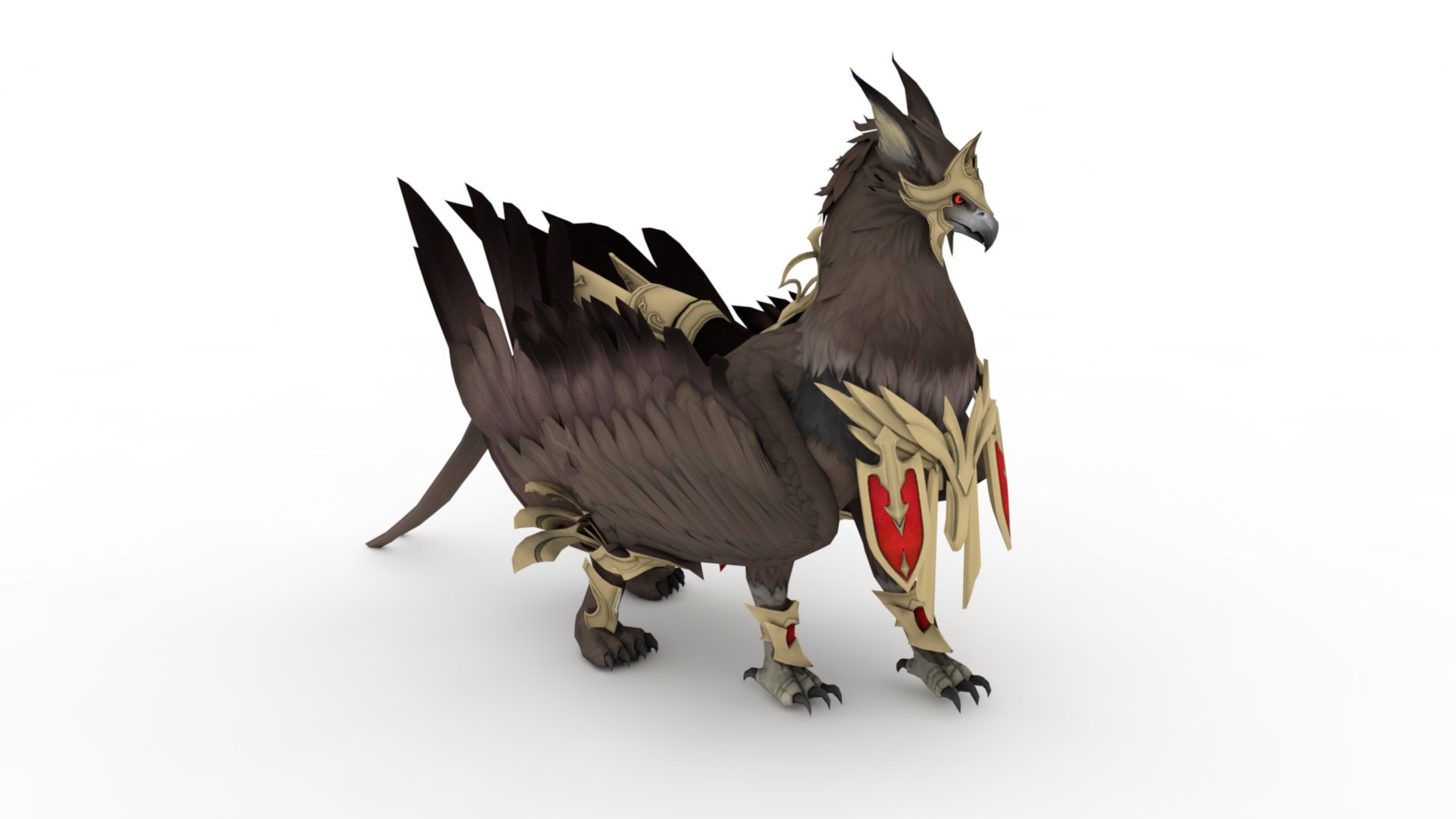 Griffin Low-poly 3D Model 3D Model - TurboSquid 2152961