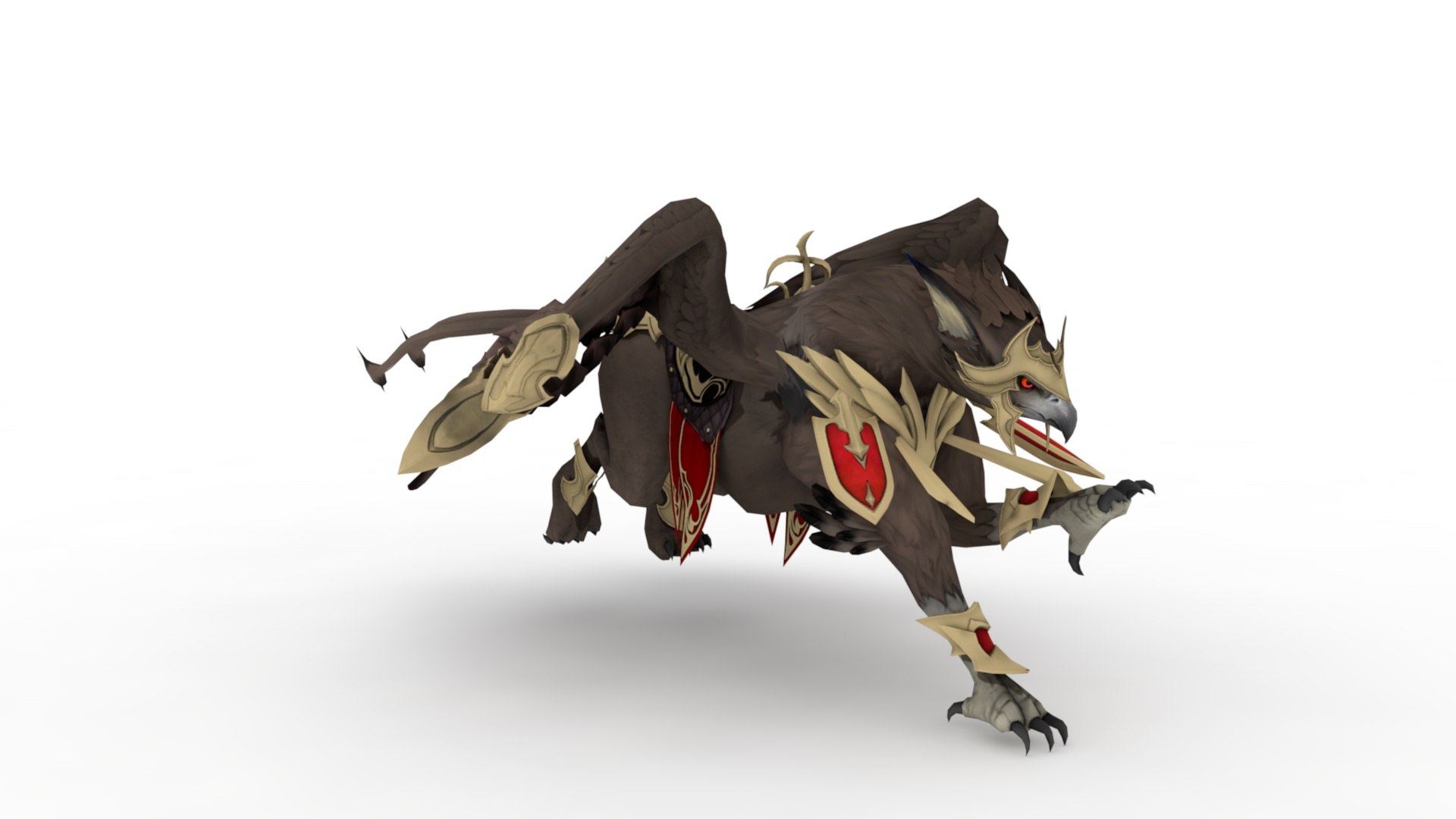 Griffin Low-poly 3D Model 3D Model - TurboSquid 2152961
