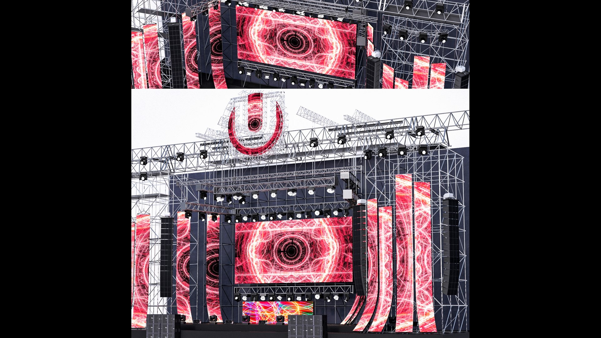 3D EDM Concert Stage - TurboSquid 1875304