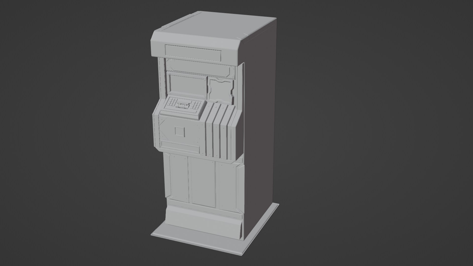 3D Sci-Fi Computer 6 In 1 Game ready Low-poly 3D model - TurboSquid 2099170