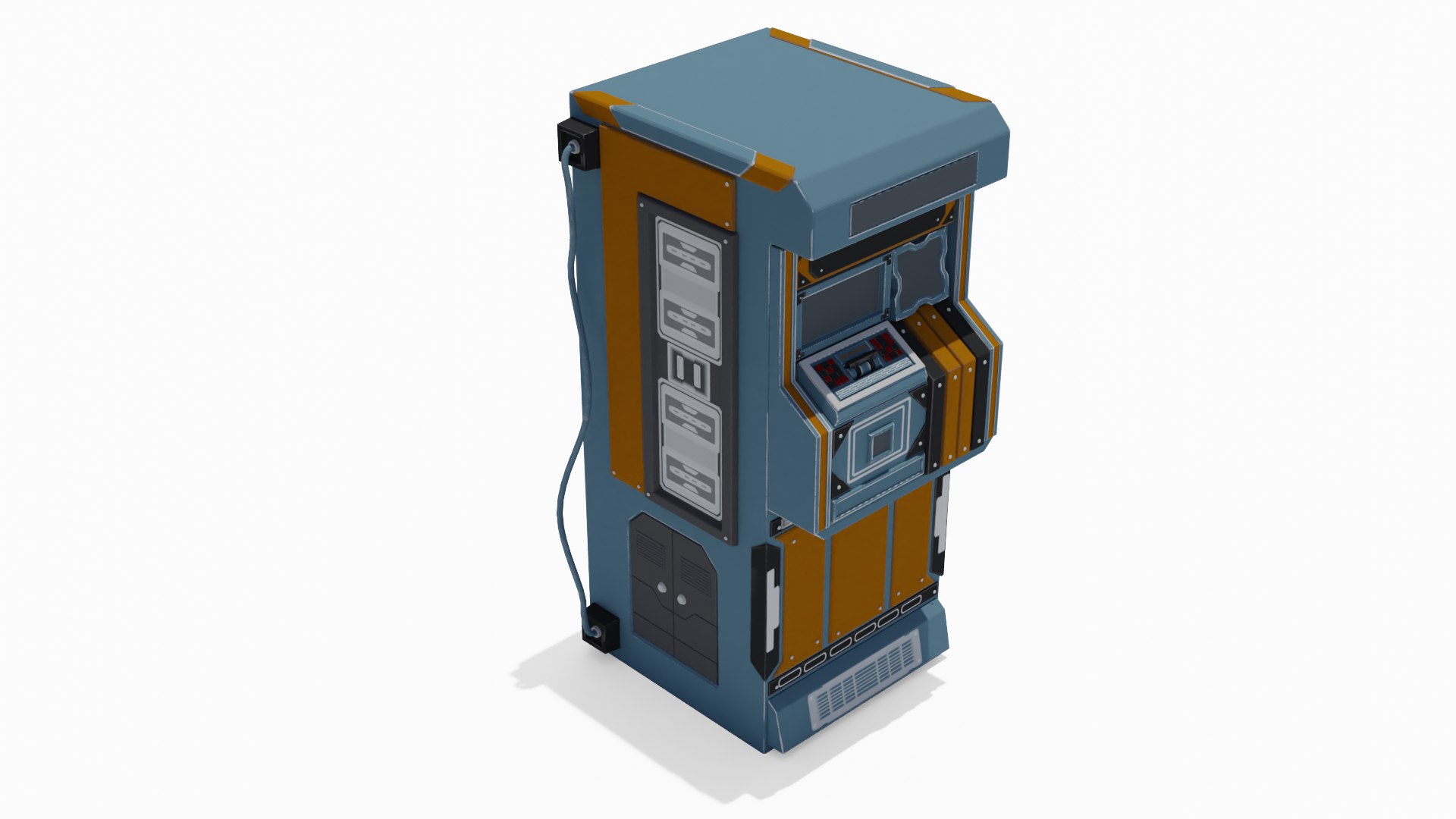3D Sci-Fi Computer 6 In 1 Game ready Low-poly 3D model - TurboSquid 2099170