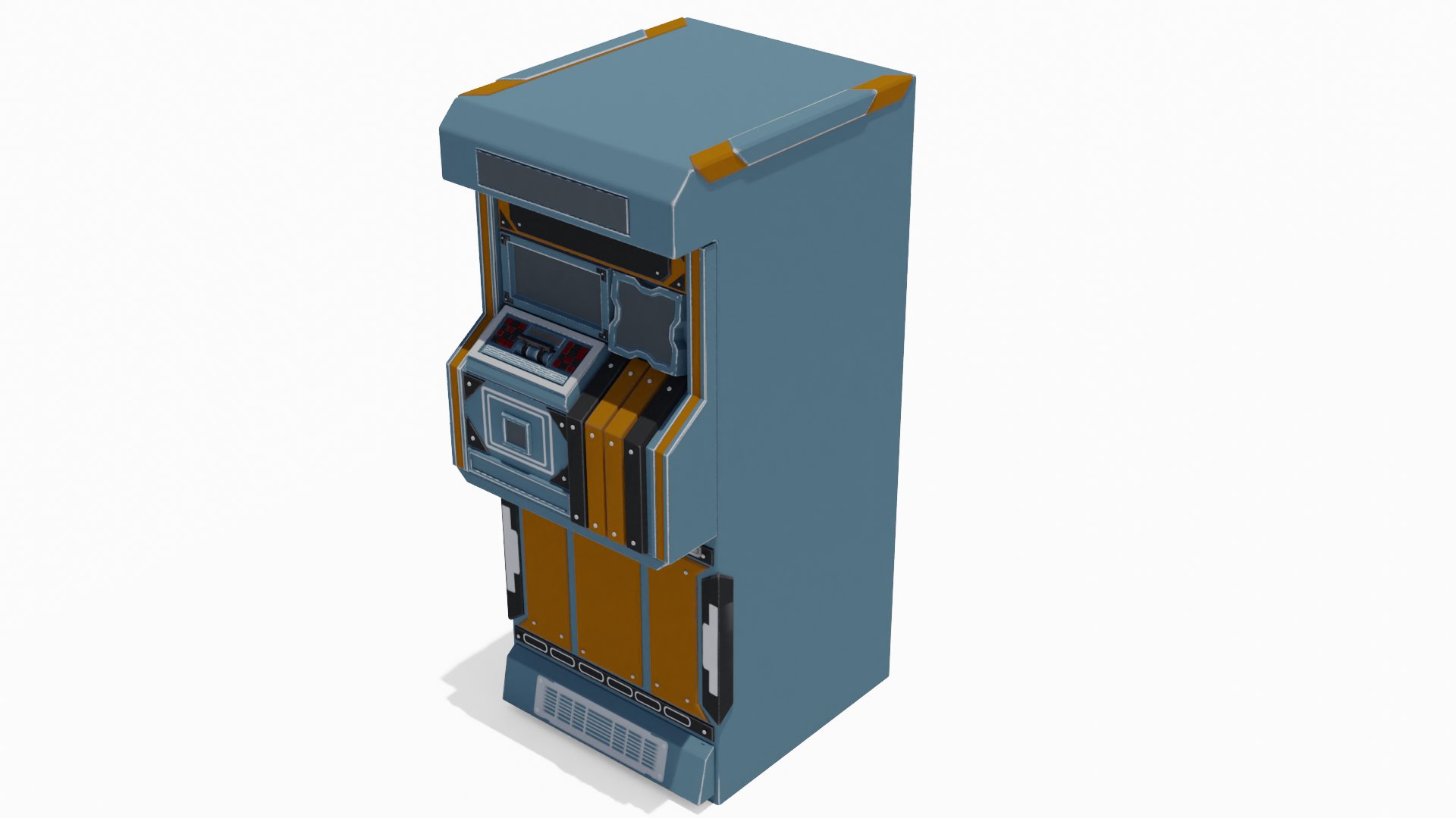 3D Sci-Fi Computer 6 In 1 Game ready Low-poly 3D model - TurboSquid 2099170