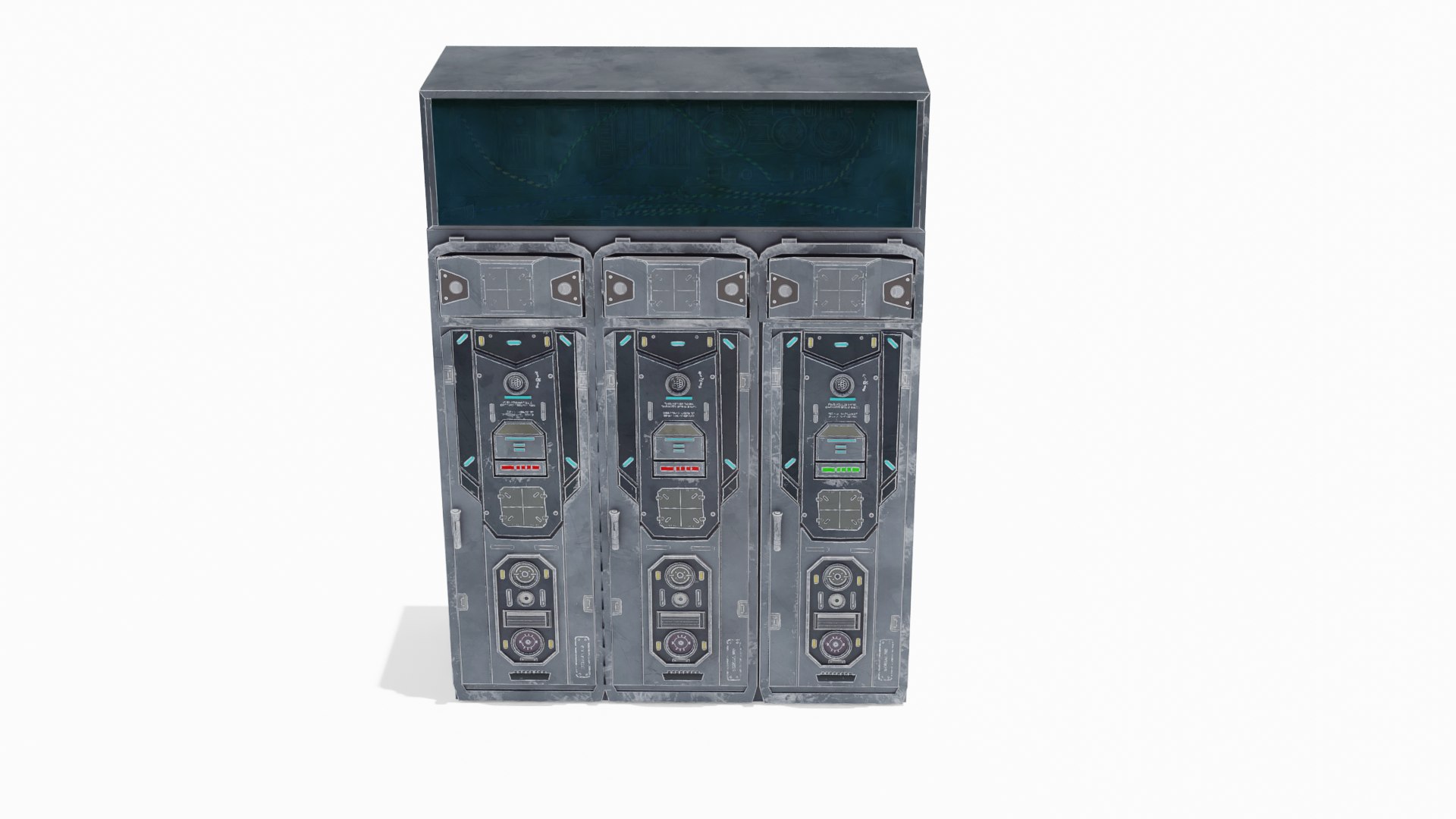 3D Sci-Fi Computer 6 In 1 Game ready Low-poly 3D model - TurboSquid 2099170