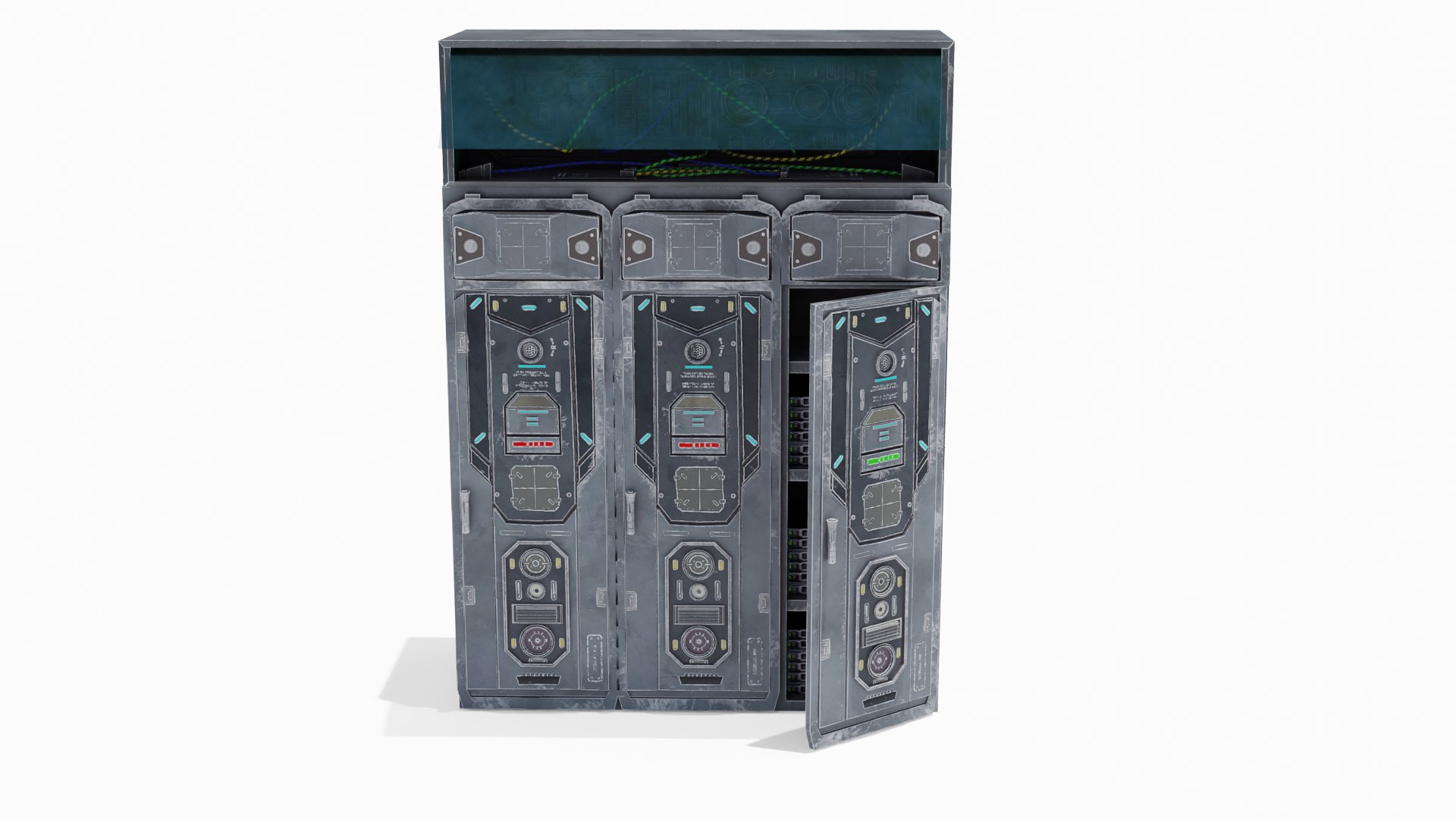 3D Sci-Fi Computer 6 In 1 Game ready Low-poly 3D model - TurboSquid 2099170