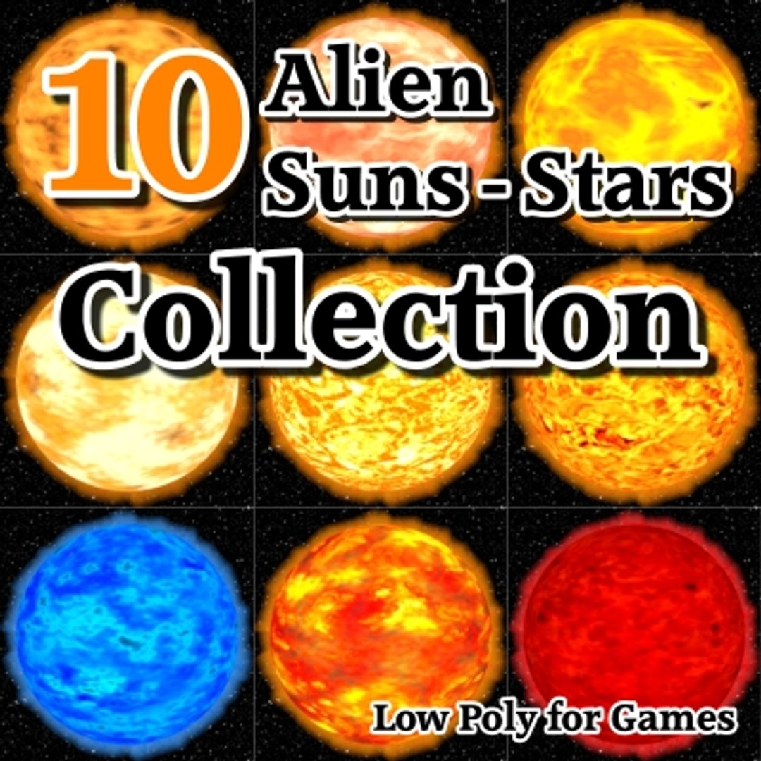 3d 10 Alien Suns