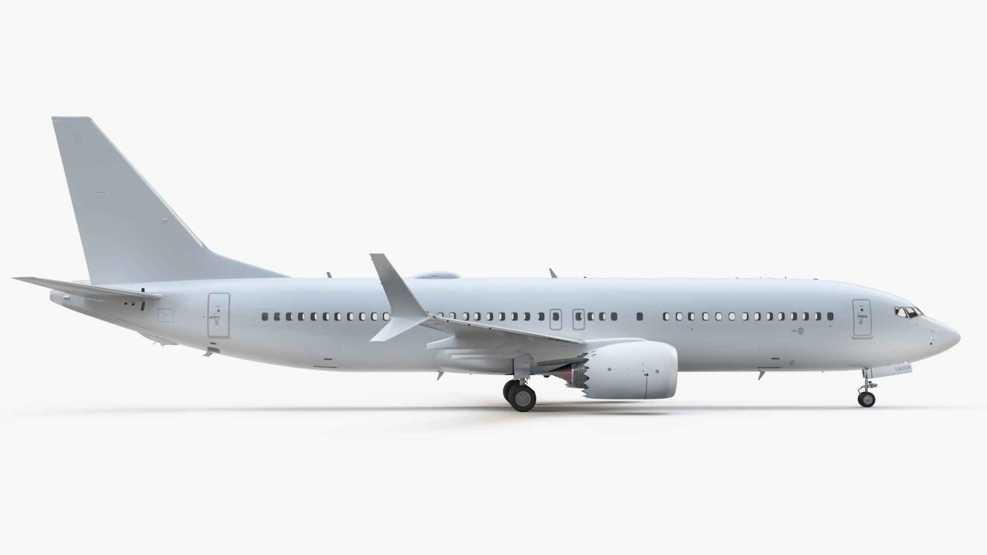 3D Model White Boeing 737 MAX 8 - TurboSquid 2328210