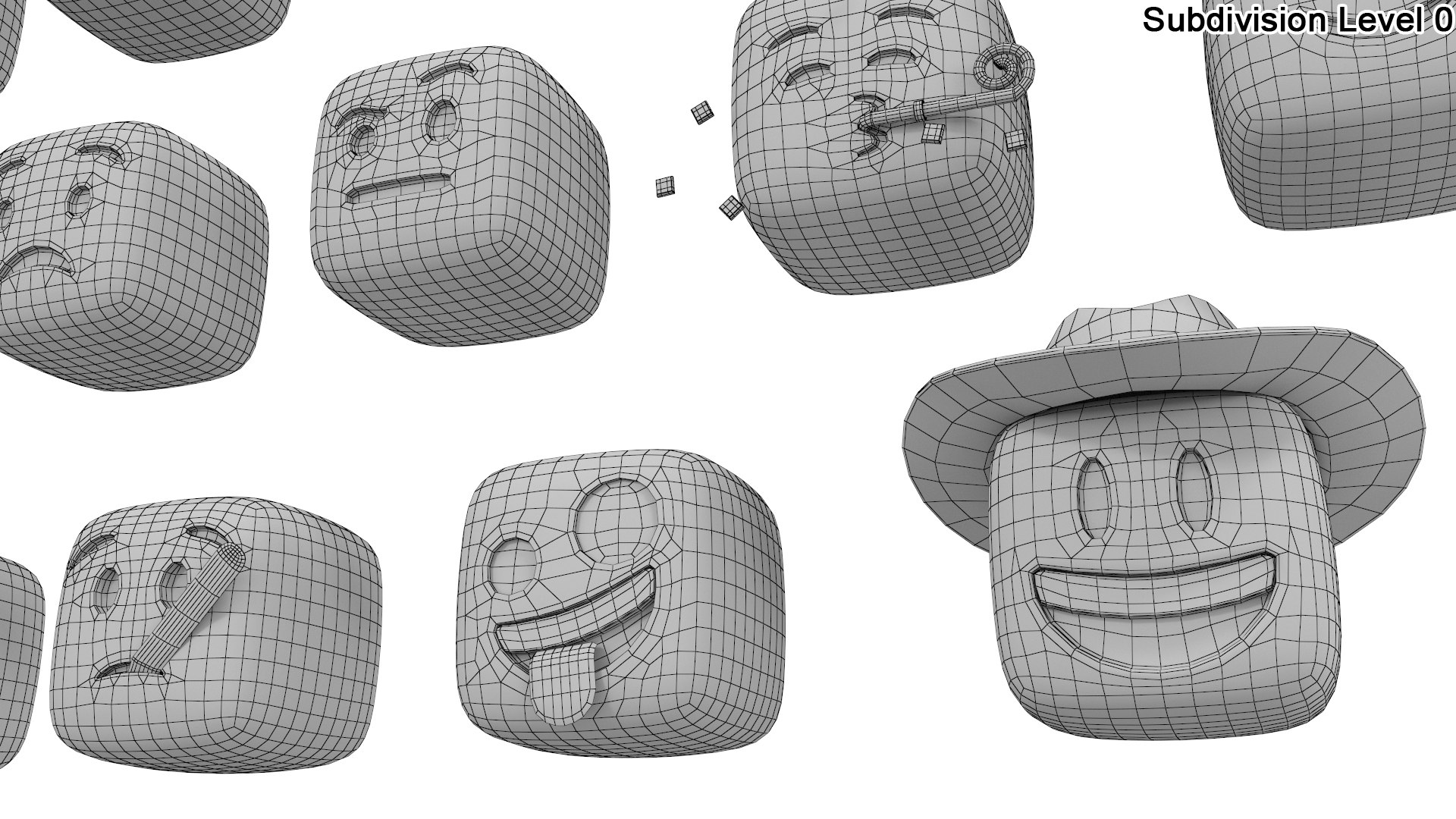Smiley Face Emoji 3D - TurboSquid 2090754