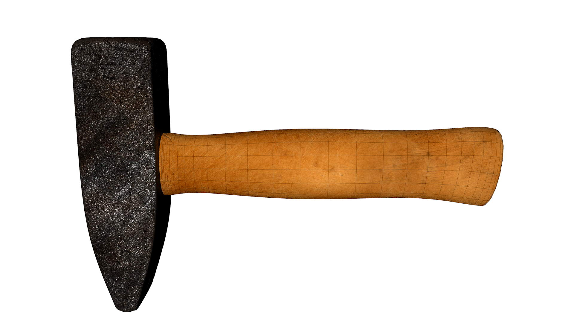 3d Worn Scratched Hammer