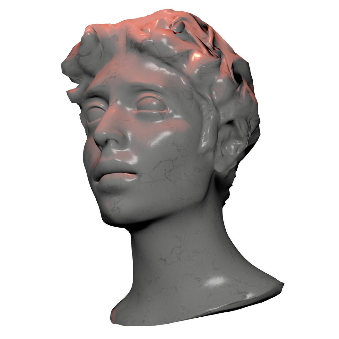 3D Model Ancient Roman Bust Statue - TurboSquid 1990190