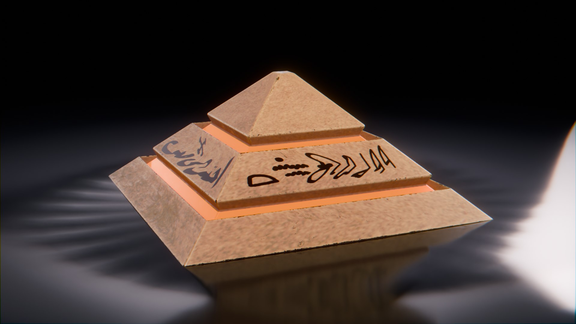 Egyptian Scifi Pyramid 3D Model - TurboSquid 2481130