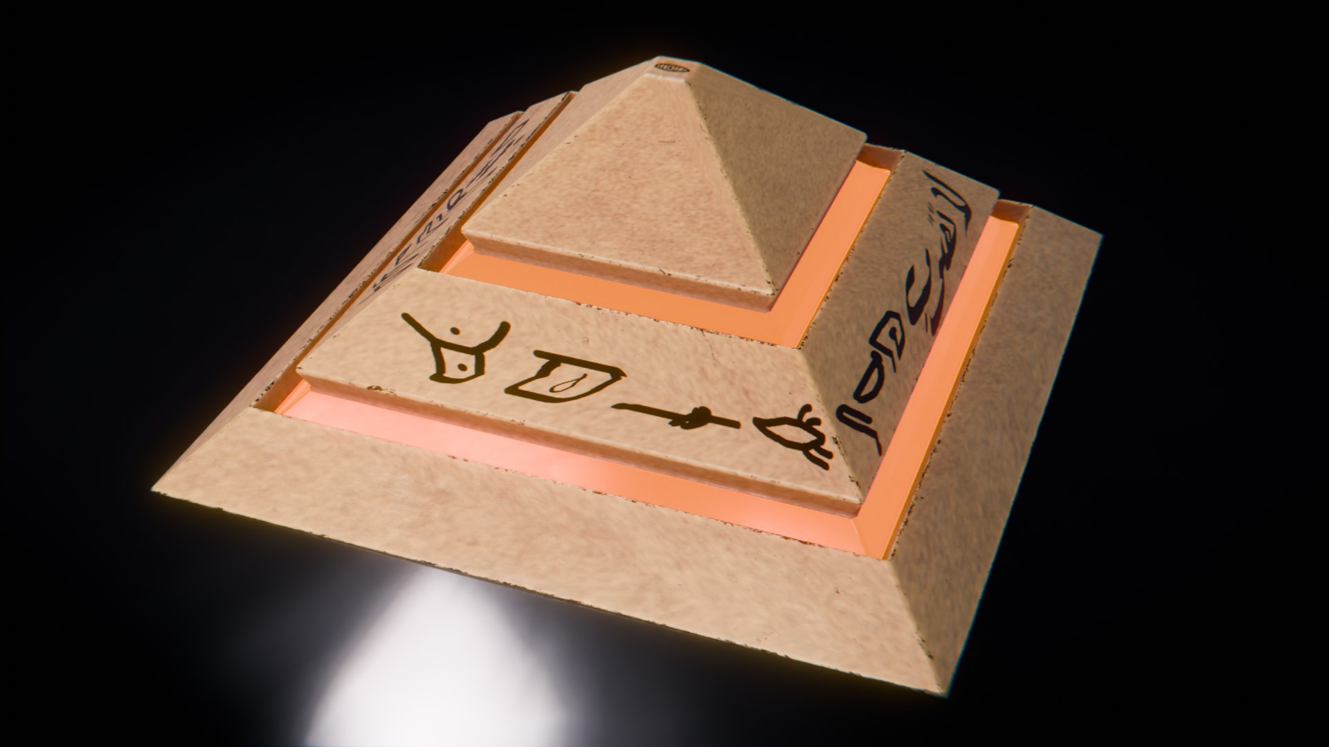 Egyptian Scifi Pyramid 3D Model - TurboSquid 2481130