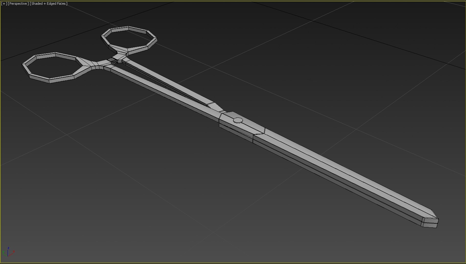 3d Medical Scissors Model