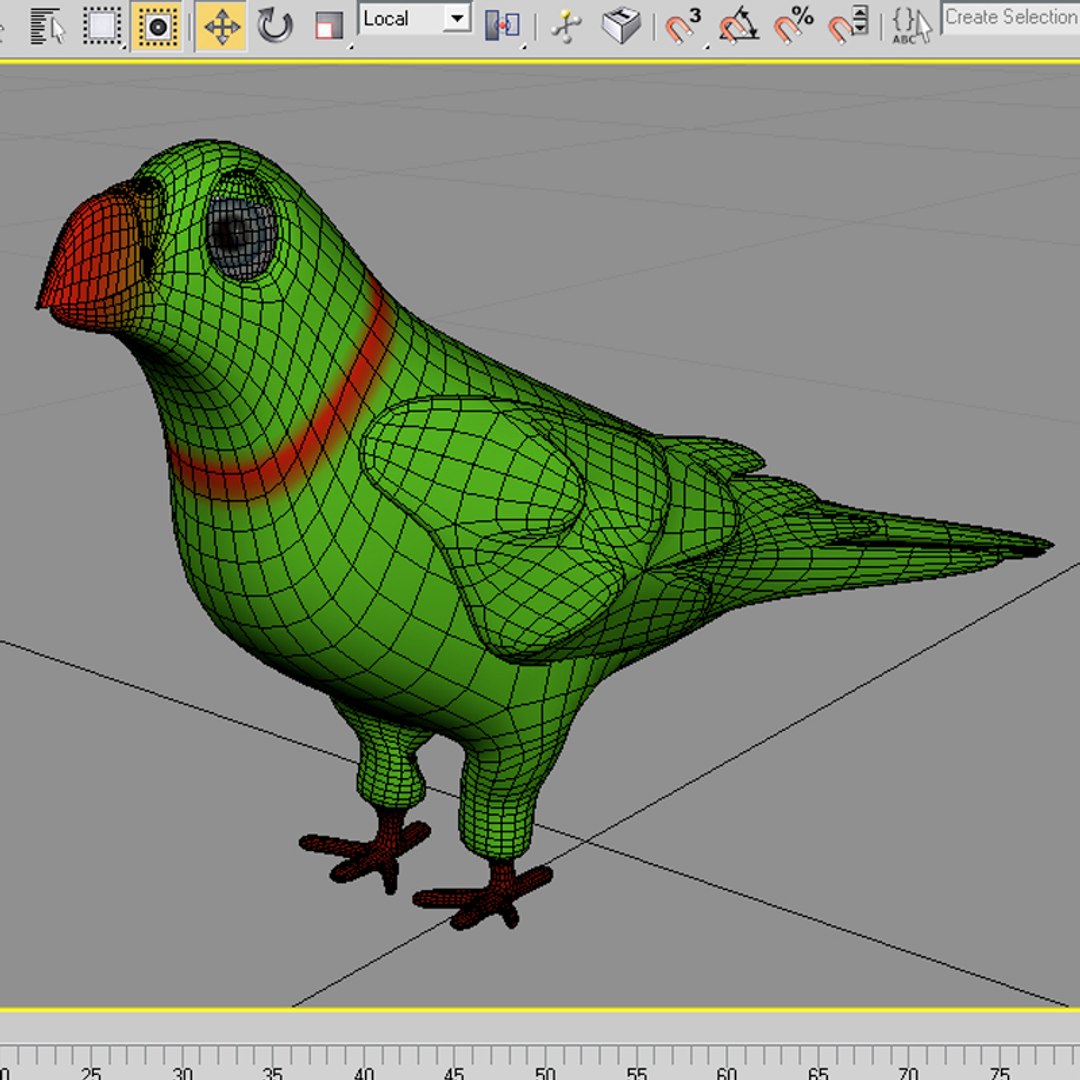 Cartoon Parrot 3D Model - TurboSquid 2026843