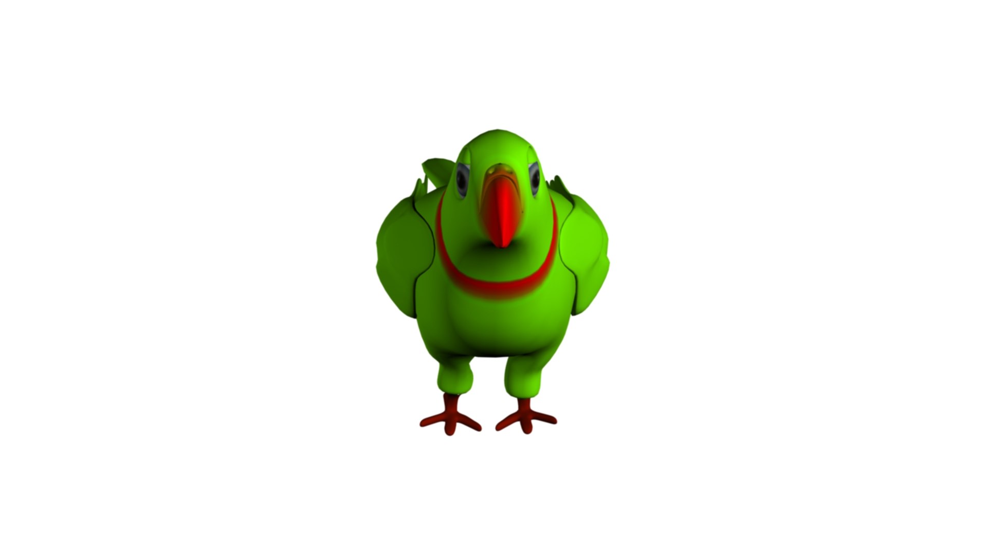 Cartoon Parrot 3D Model - TurboSquid 2026843