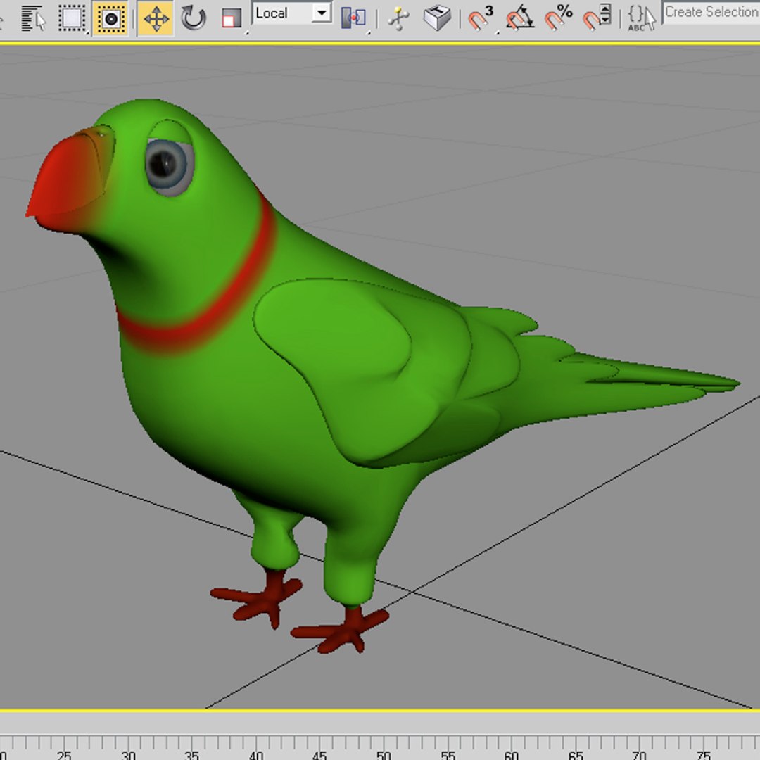 Cartoon Parrot 3D Model - TurboSquid 2026843