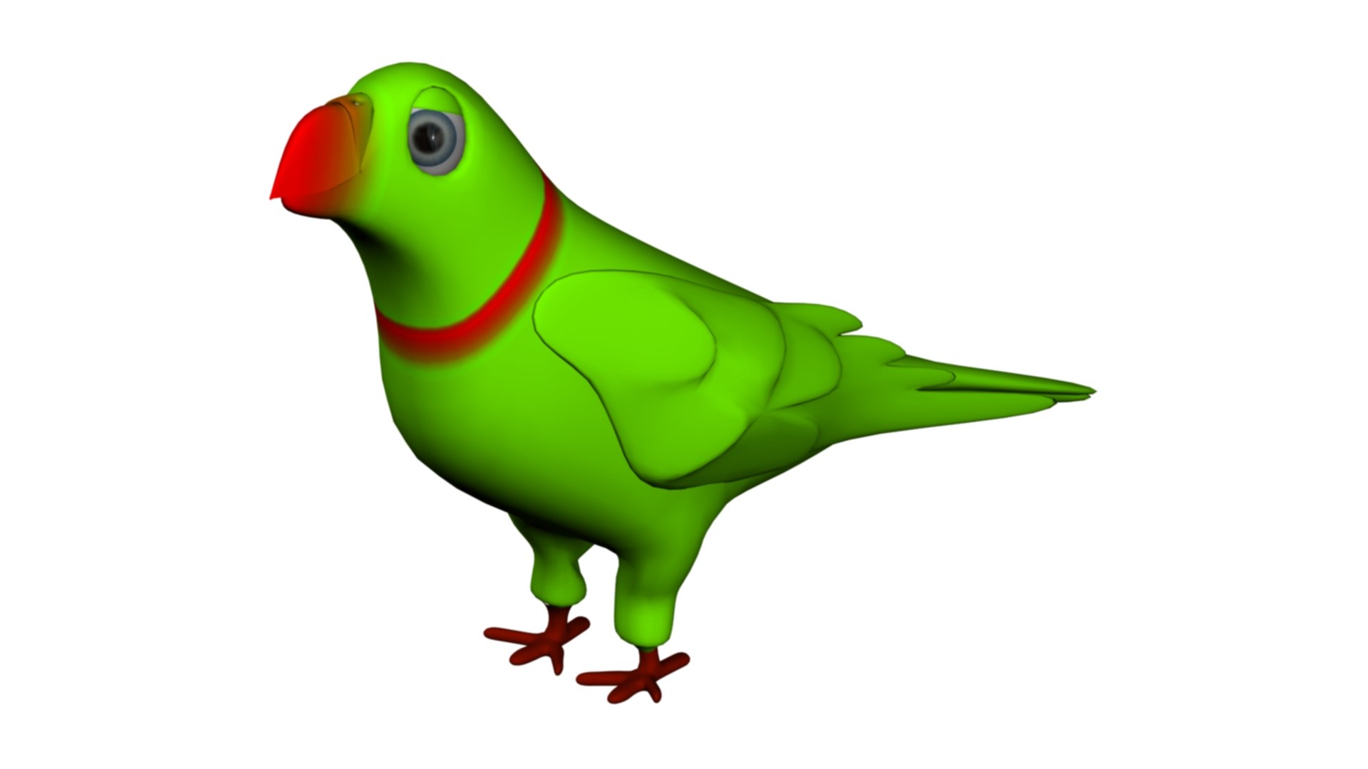 Cartoon Parrot 3D Model - TurboSquid 2026843