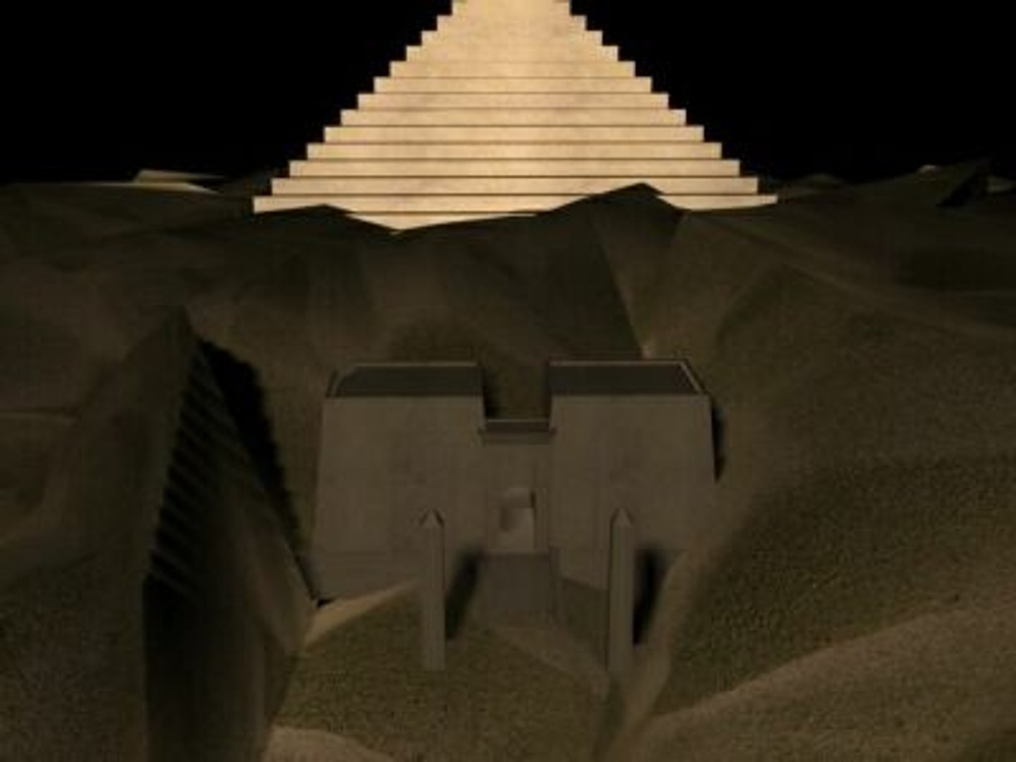 Pyramid Star Gate 3d Model