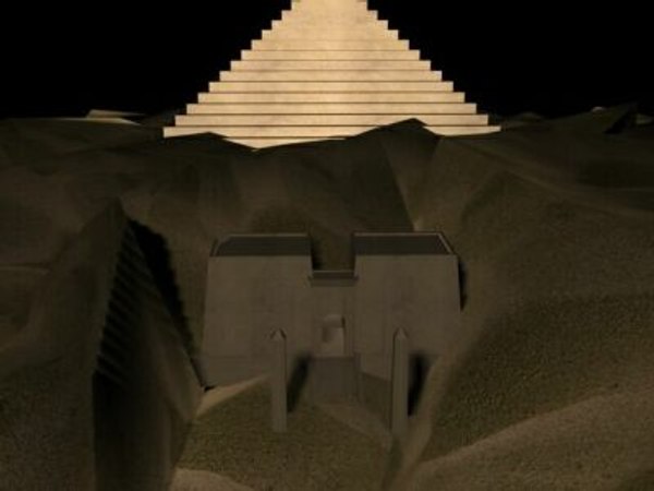 pyramid star gate 3d model