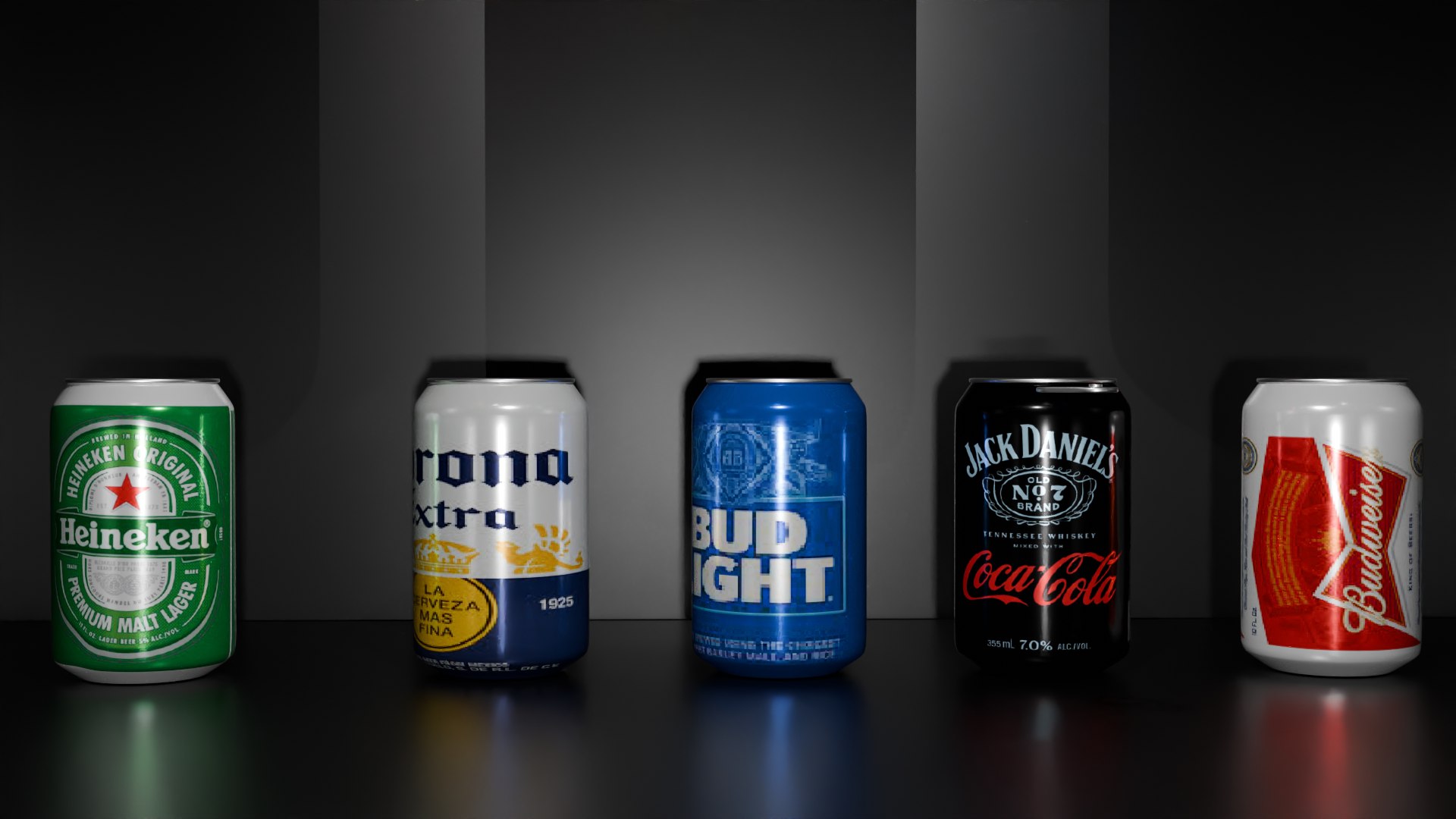 3D Soda Can Alcohol Can Pack 15 Cans - TurboSquid 2235770