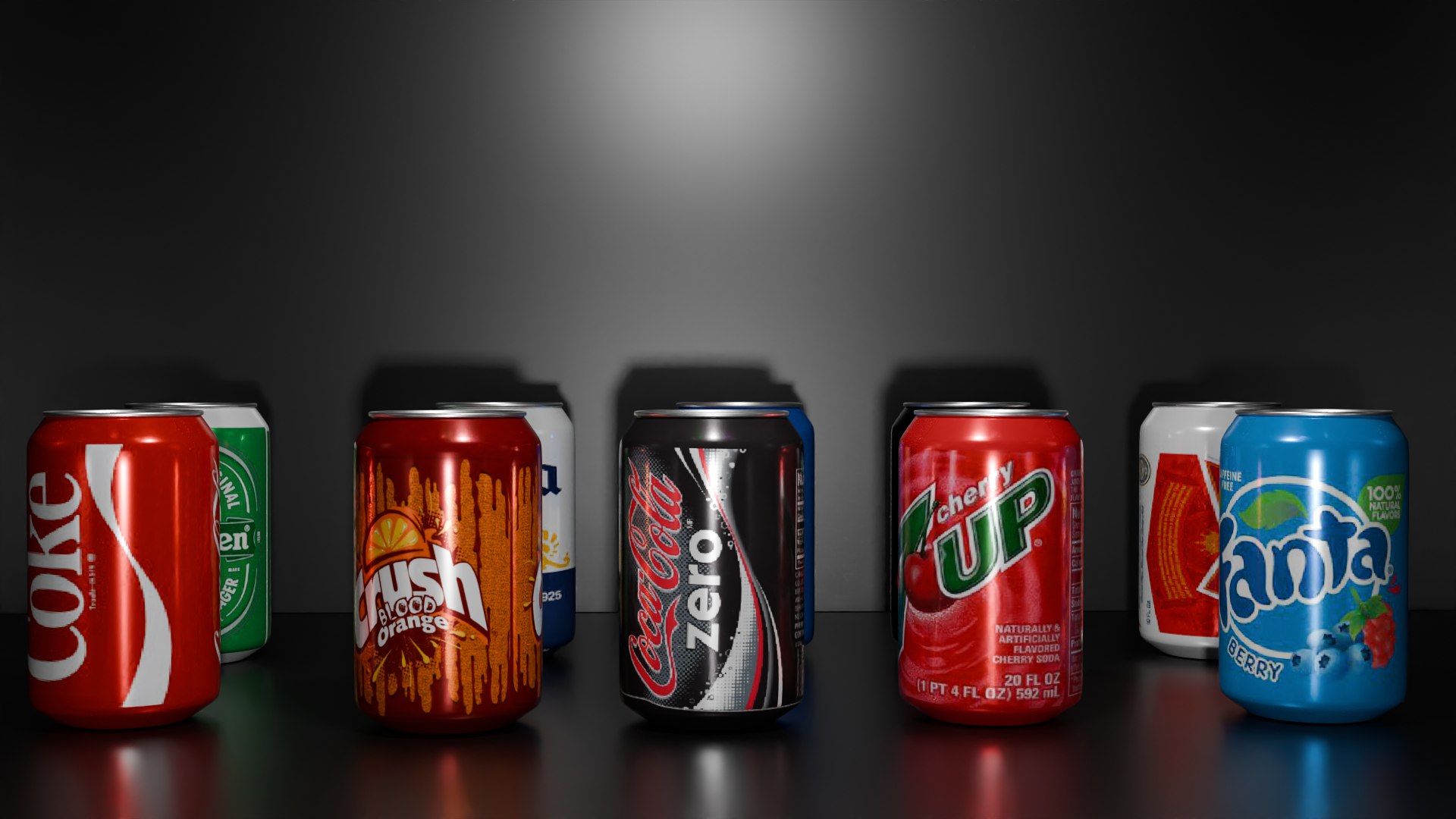 3D Soda Can Alcohol Can Pack 15 Cans - TurboSquid 2235770
