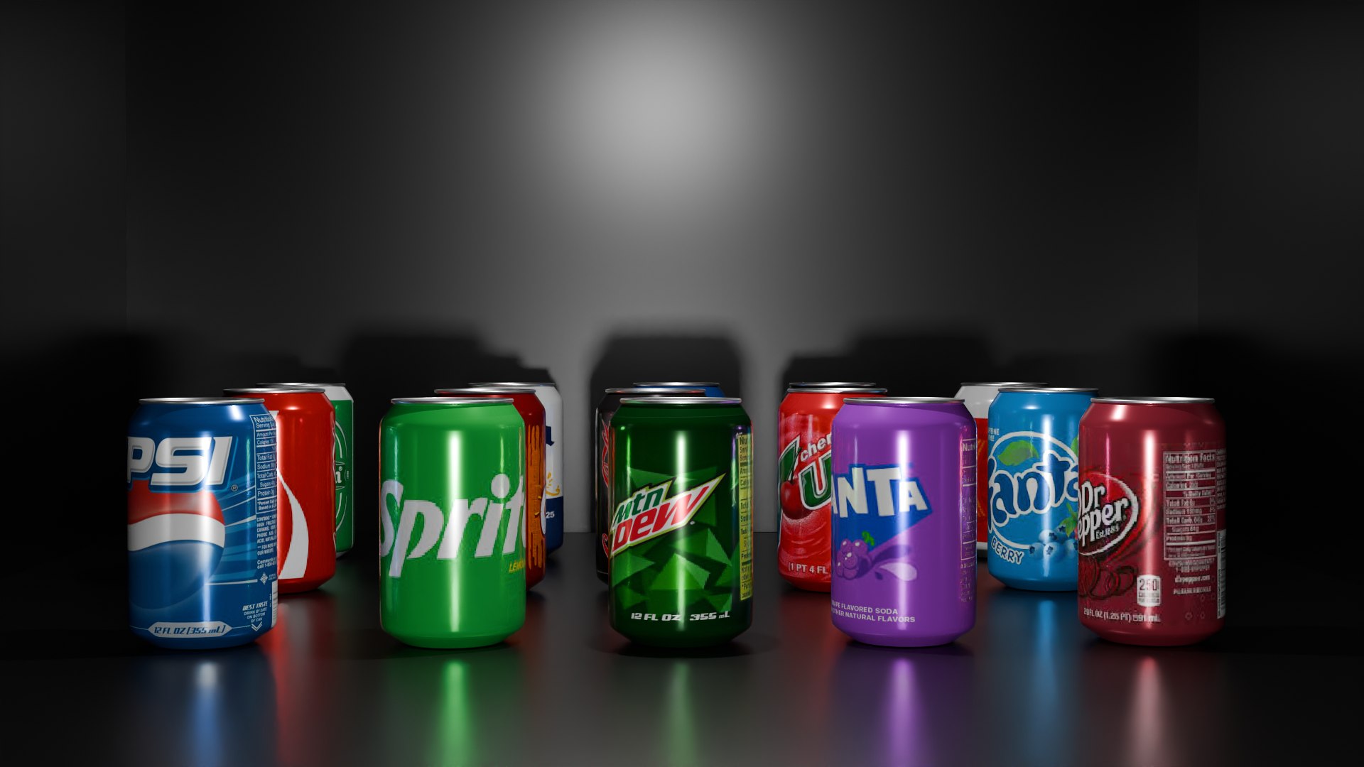 3D Soda Can Alcohol Can Pack 15 Cans - TurboSquid 2235770