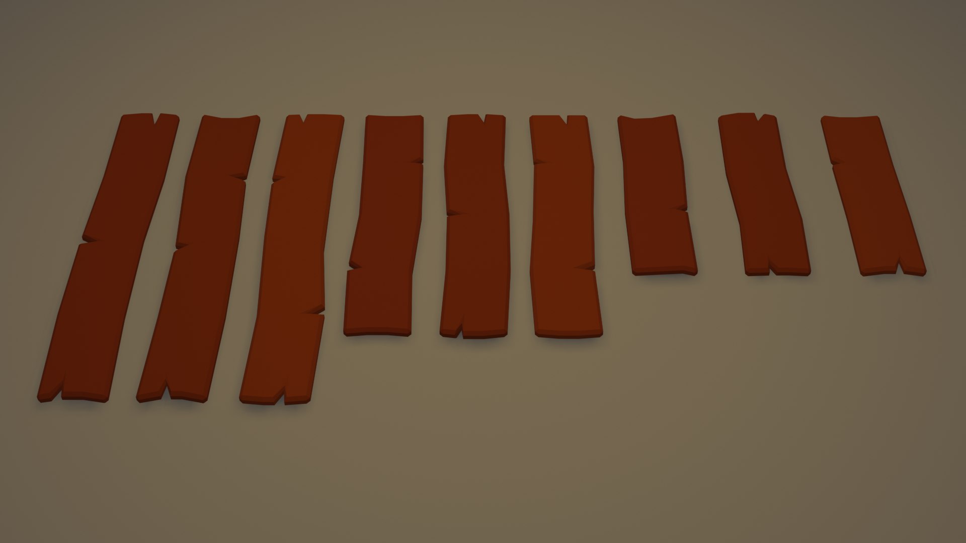 Modular Planks Set Model - TurboSquid 2216205