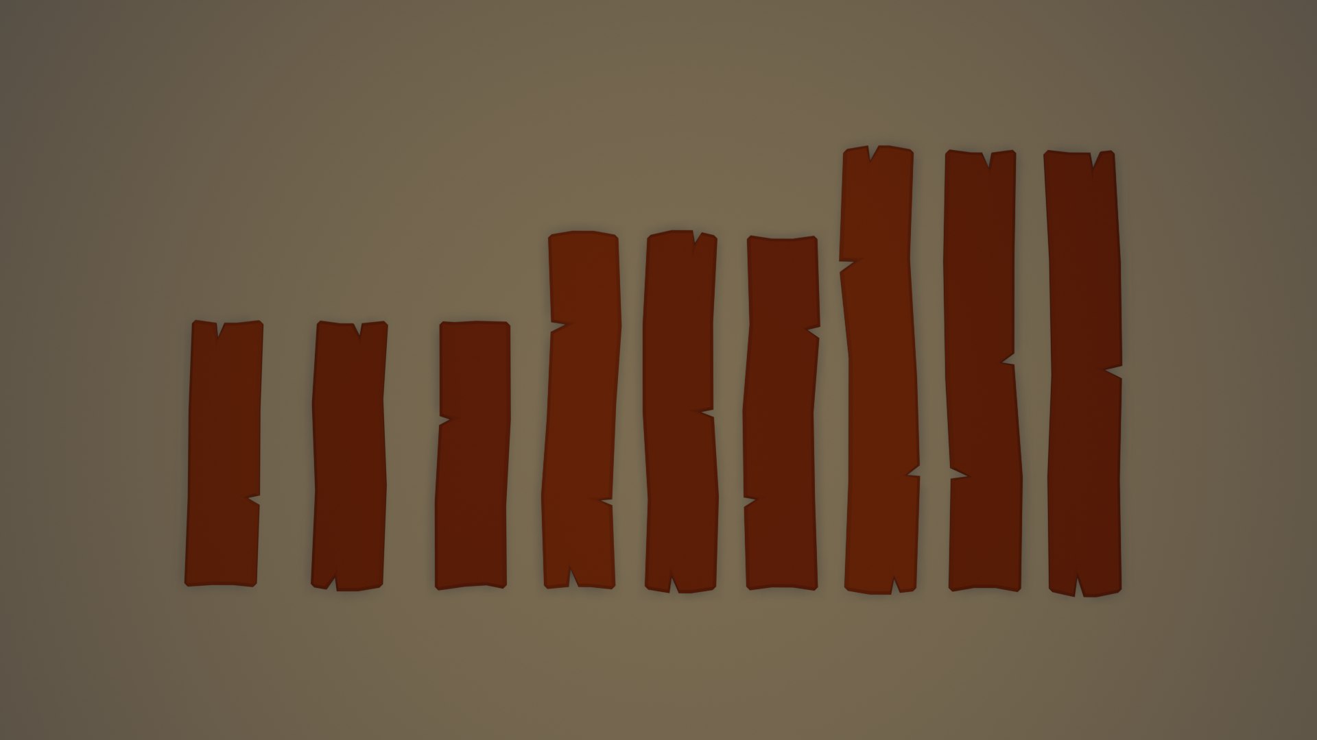 Modular Planks Set Model - TurboSquid 2216205