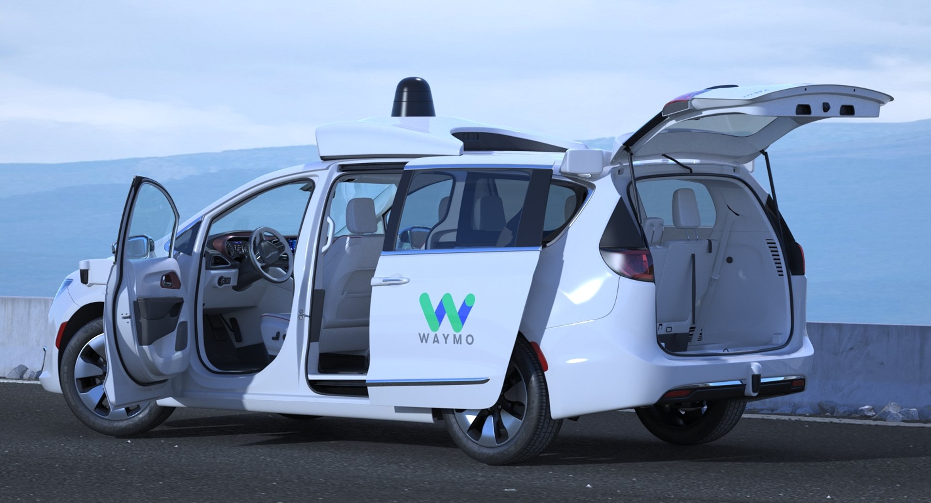 Waymo Self Driving Cars Collection 3D Model - TurboSquid 2128326