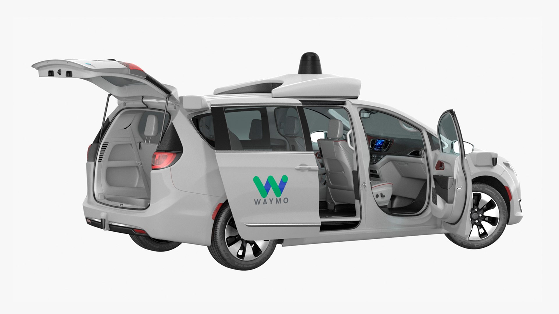 Waymo Self Driving Cars Collection 3D Model - TurboSquid 2128326