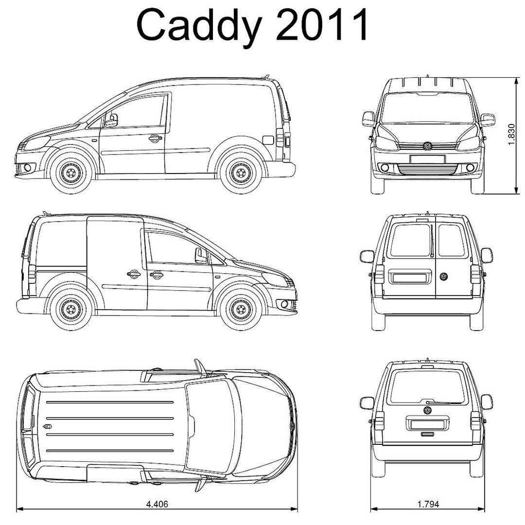 3d Caddy 2011 Model