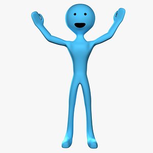 Stickman rigged character 3D model - TurboSquid 1517191