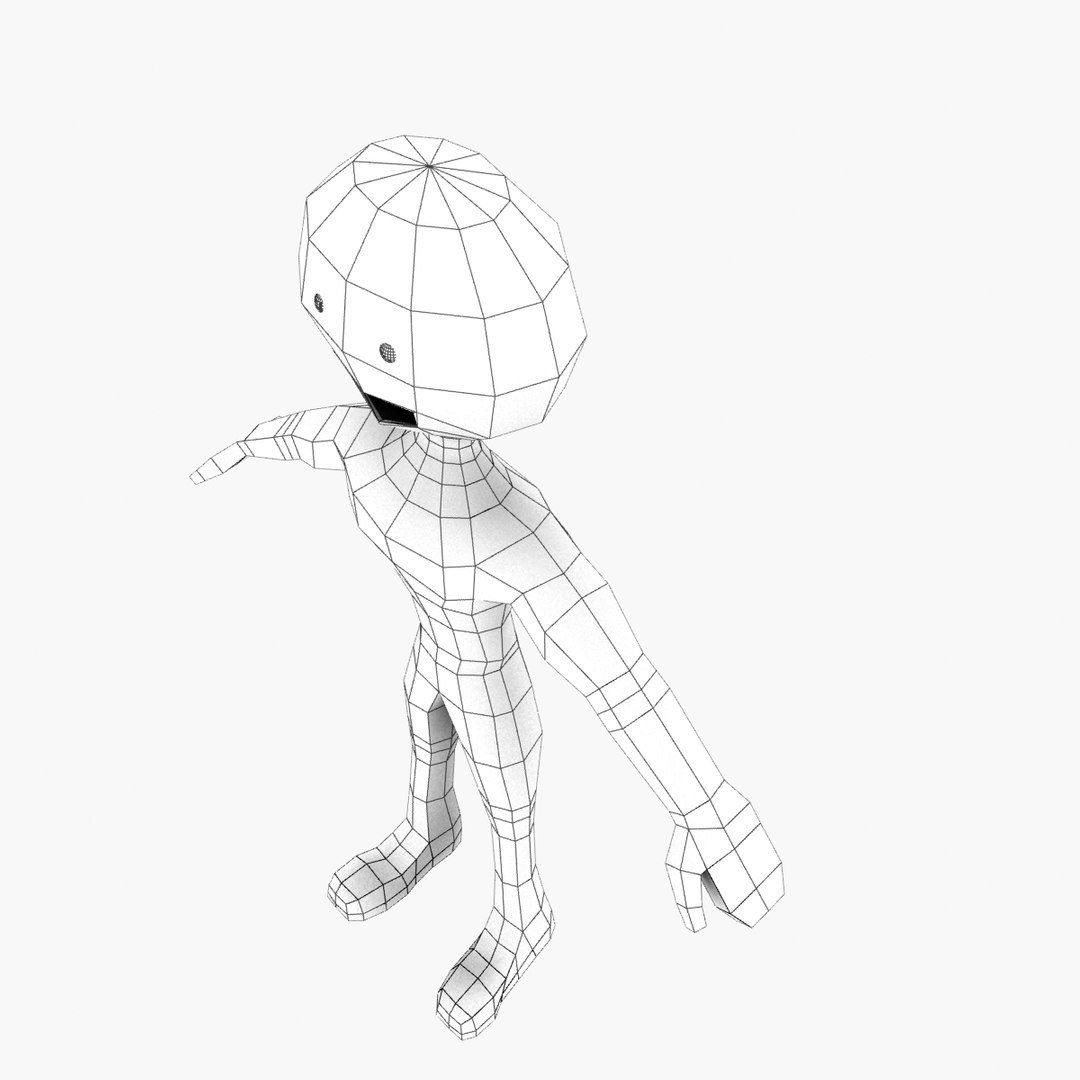 Free 3D Stickman Rigged Biped - TurboSquid 1446951