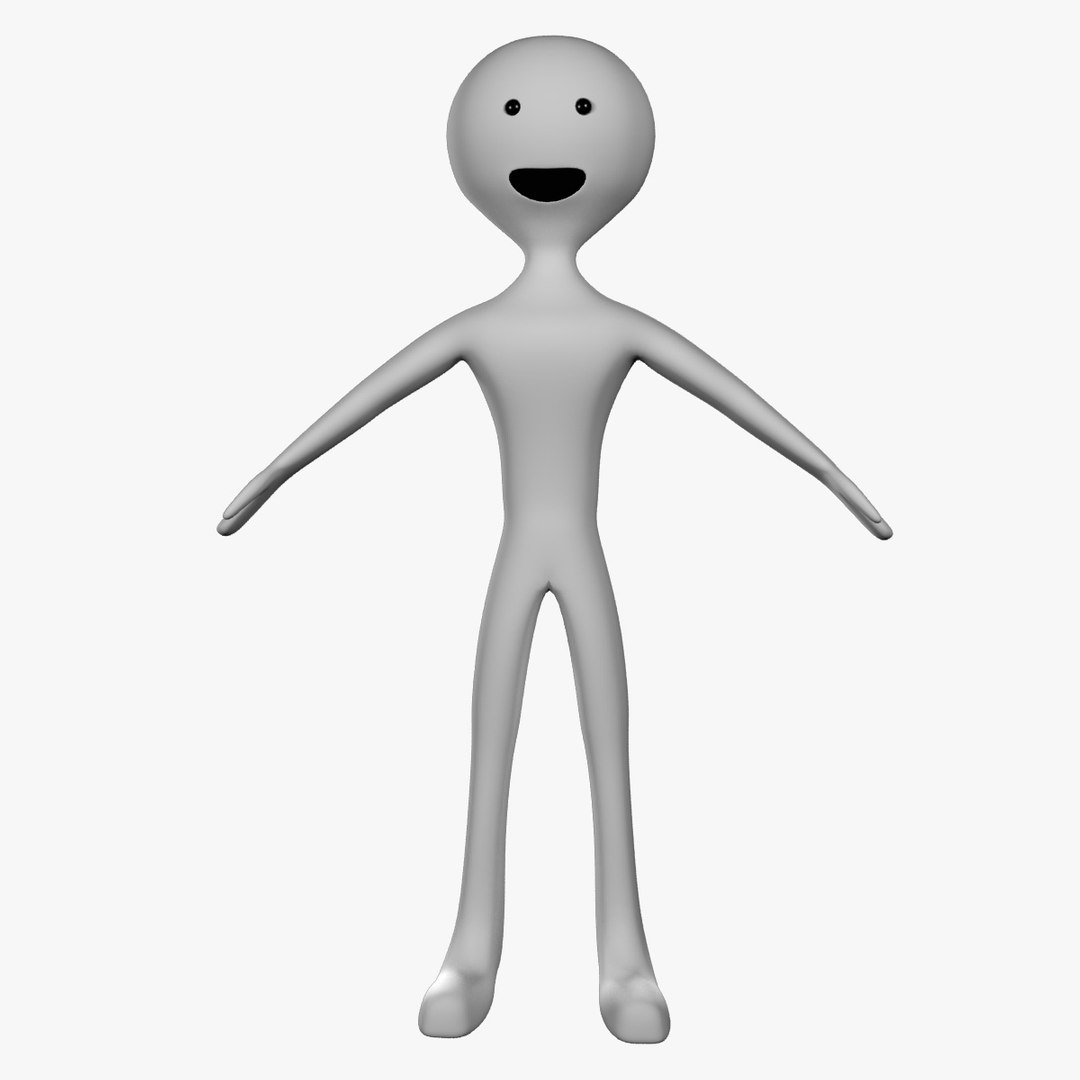 Free 3D Stickman Rigged Biped - TurboSquid 1446951