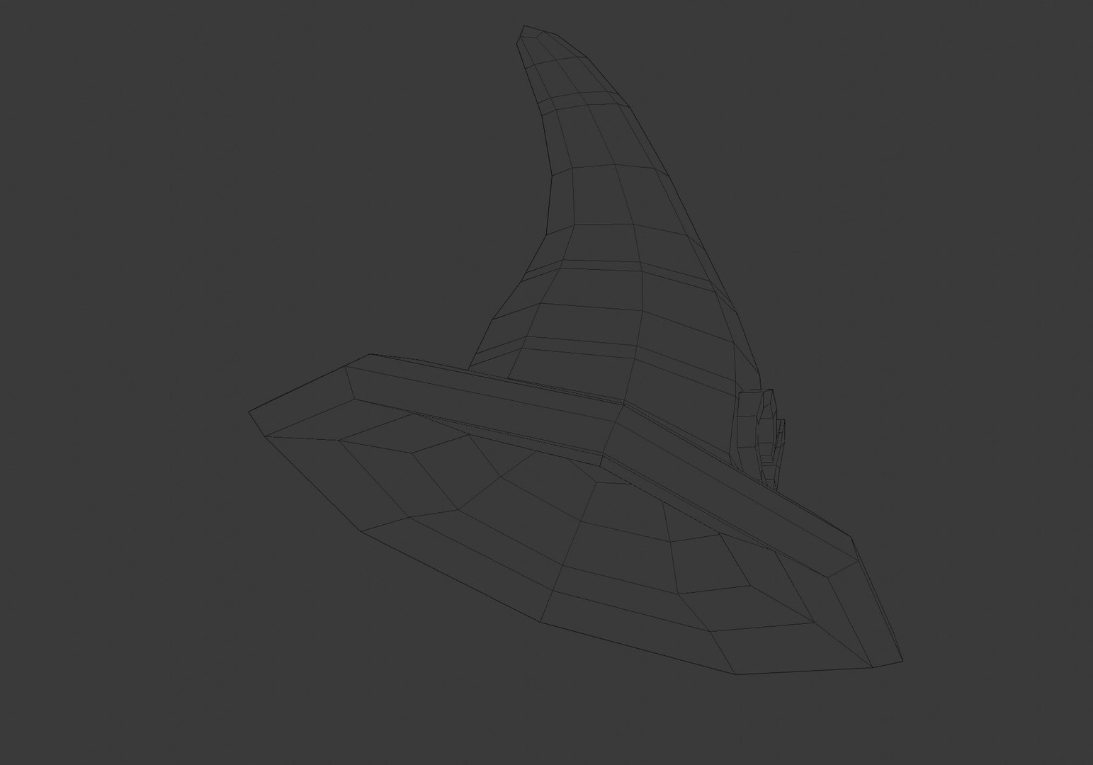Witch hat 3D model - TurboSquid 1891907