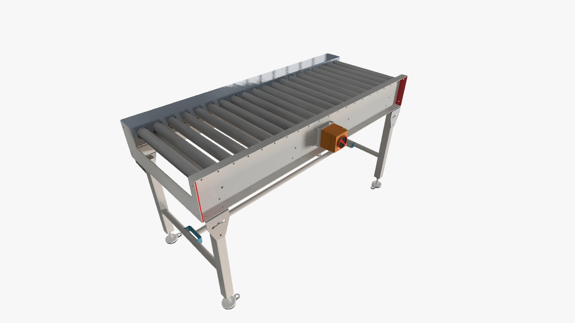 Chain driven roller conveyor 01 3D model - TurboSquid 2138871