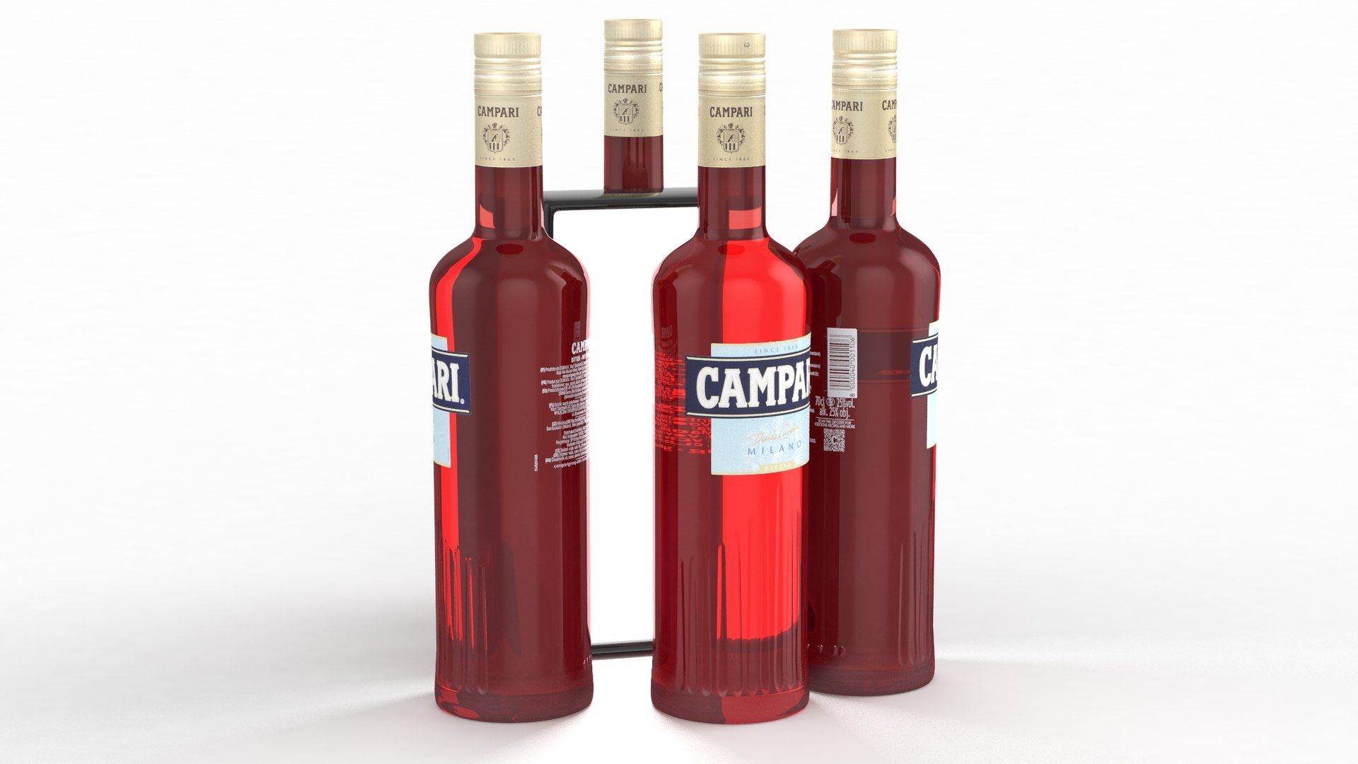 Alcohol Bottle Campari 700ml 2024 3D Model - TurboSquid 2250594